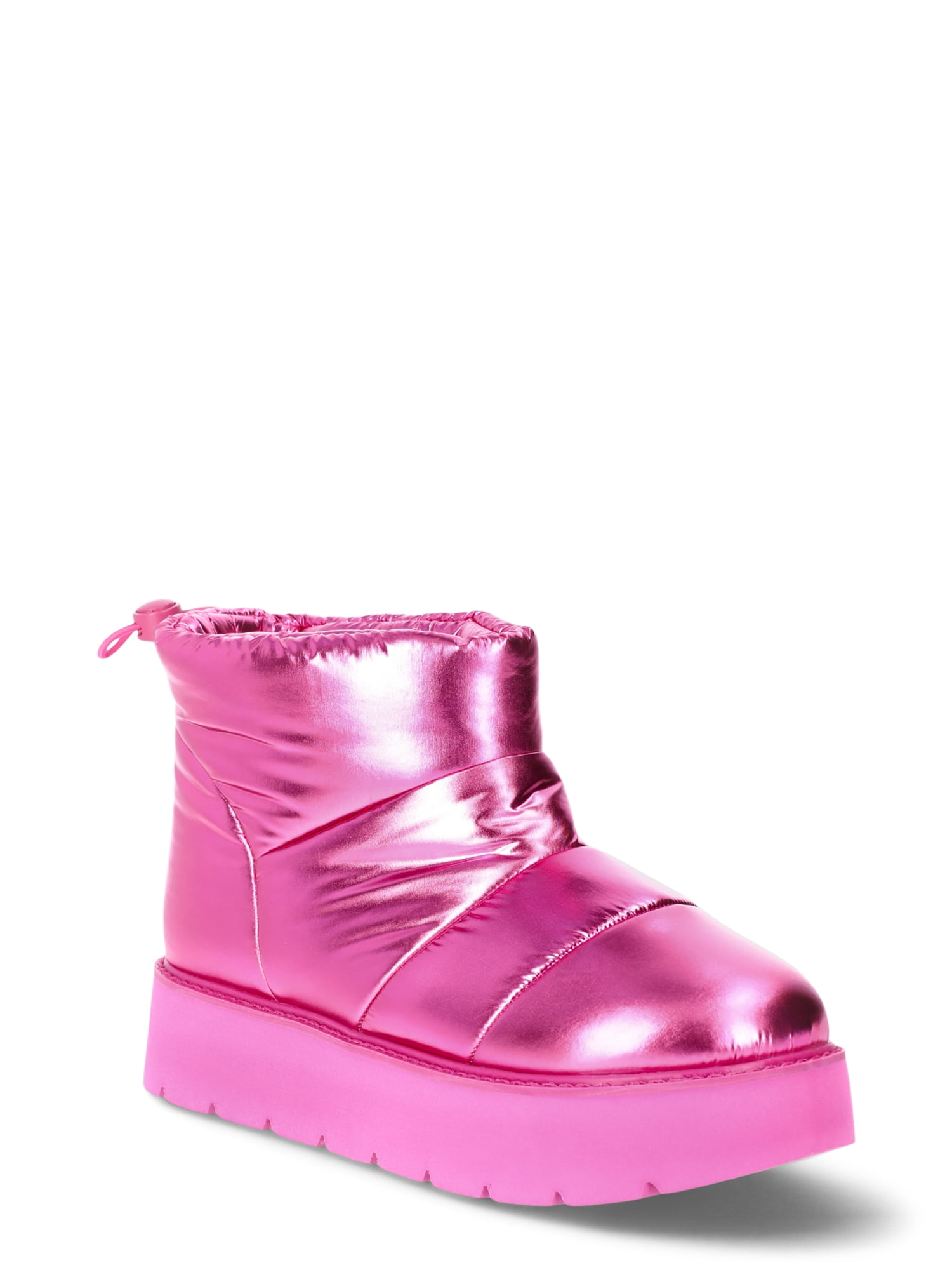 Portland Boot Company Women's Metallic Puffer Cozy Booties, Sizes 6-11 ...