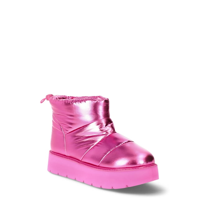 Portland Boot Company Women's Metallic Puffer Cozy Booties, Sizes 6-11 ...