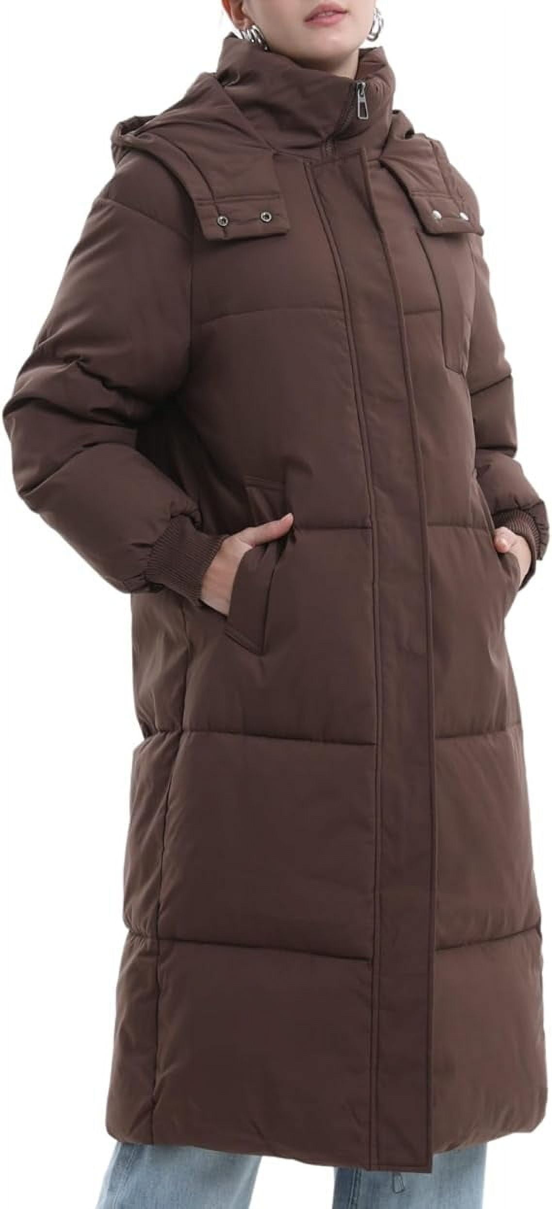 PUFFIT Long Puffer Jacket for Women,Ultra Soft Winter Coat Hooded with ...