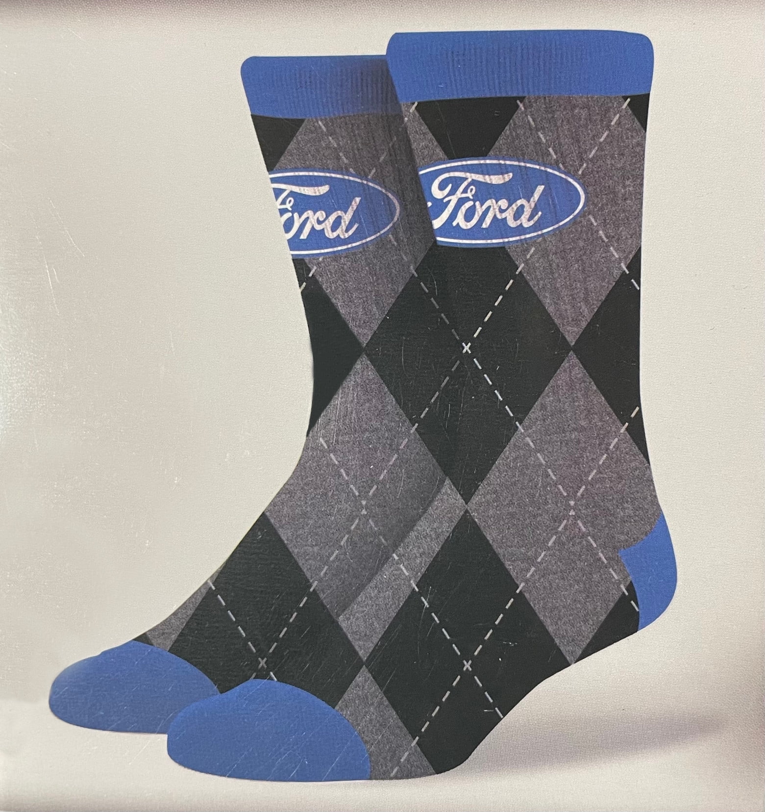 PUGS Ford Motors Novelty Fun Adult Car Truck Crew Socks, One Size Fits ...