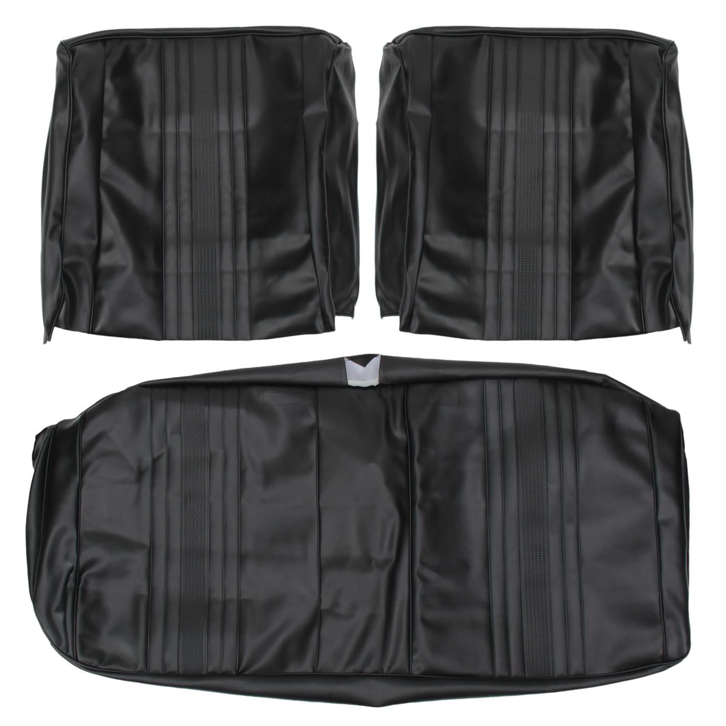 PUI 69XS10B 1969 1971 Nova SS Black Bench Seat Upholstery Walmart