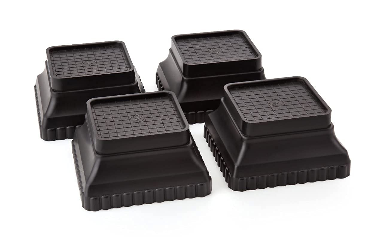 PUJI MultiPurpose 4 Pieces Square Plastic LegsFoot and Stand for ...