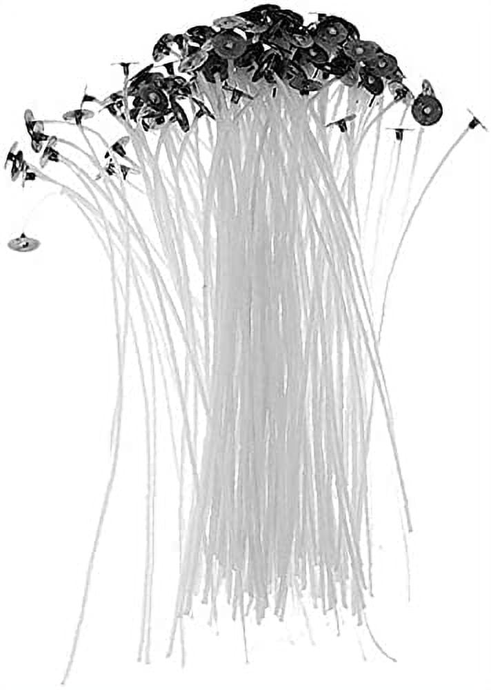 PULABO Candle Wicks pre-Waxed Wick with Candle for DIY Candle Making ...