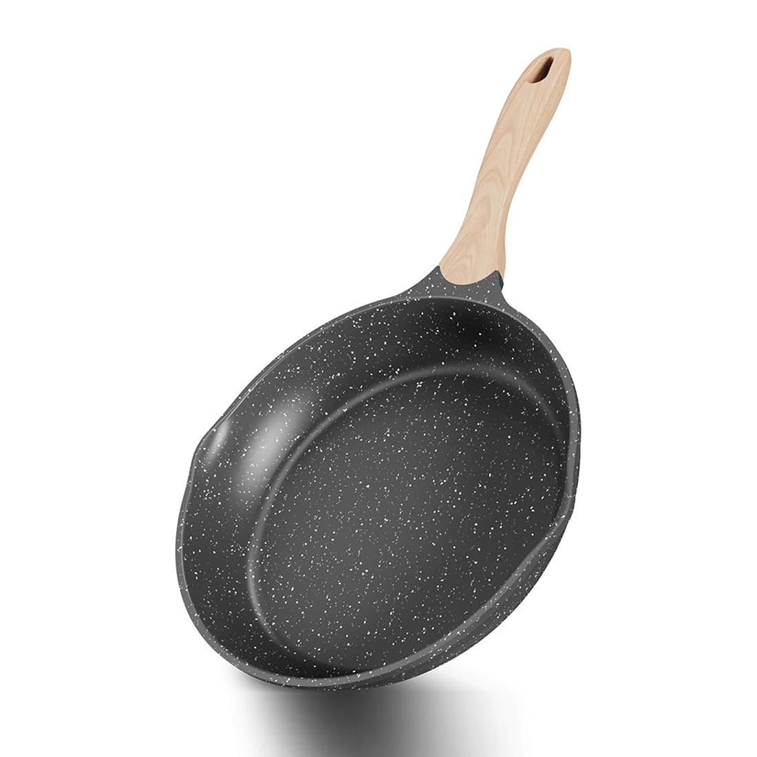 PULANLA Nonstick Frying Pan Skillet - 8 Inch Healthy Stone Cookware ...