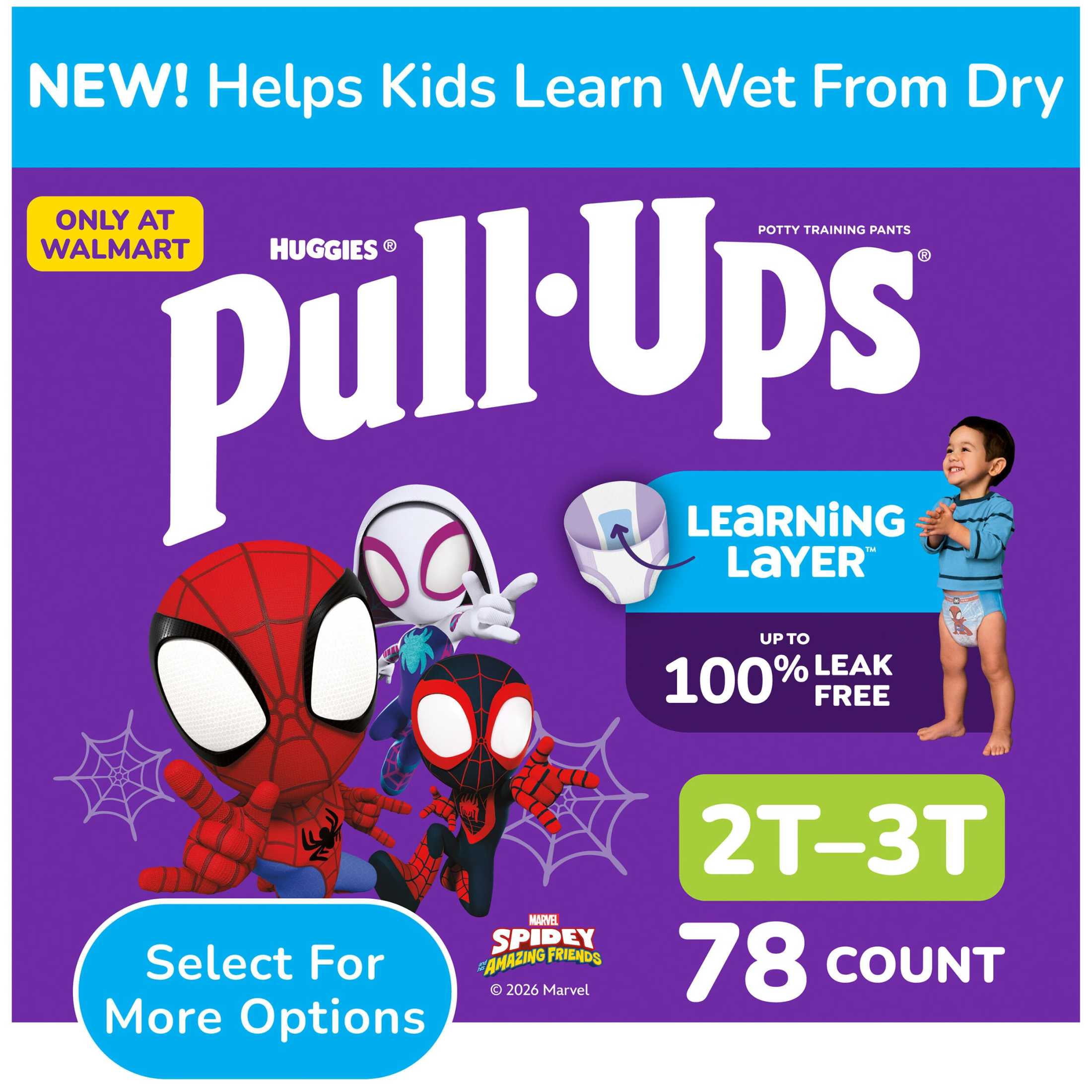 Pull-Ups Boys' Potty Training Pants, 2T-3T (16-34 lbs), 78 Count ...