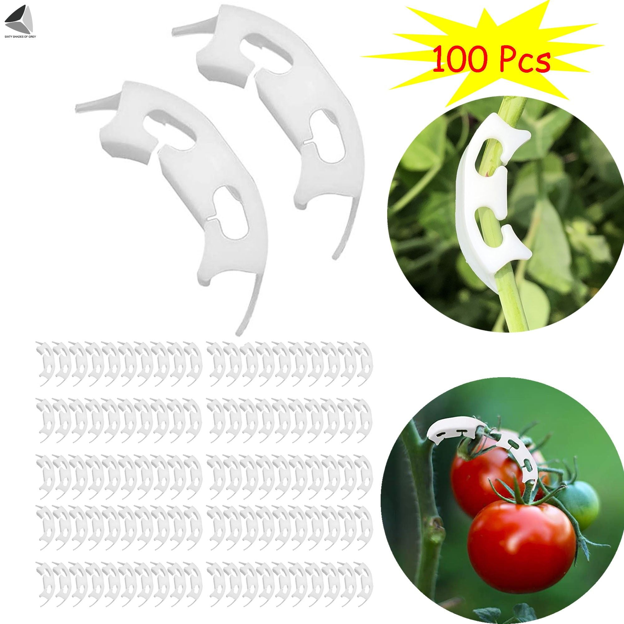 PULLIMORE 100 Pcs Plant Benders Clips Tomato Branches 90 Degree Plants ...