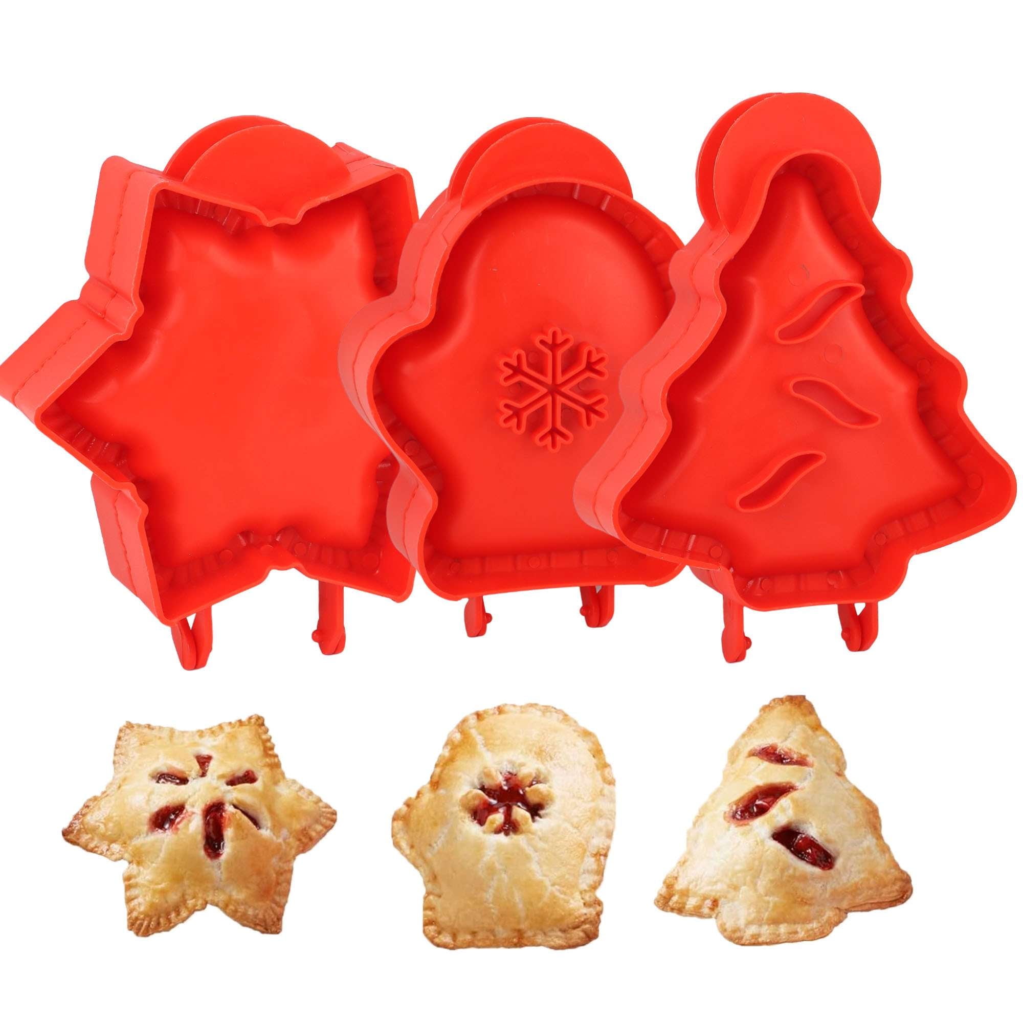 PULLIMORE 3PCS Hand Pie Molds Mini Pie Maker - Dough Press Pocket Pie ...