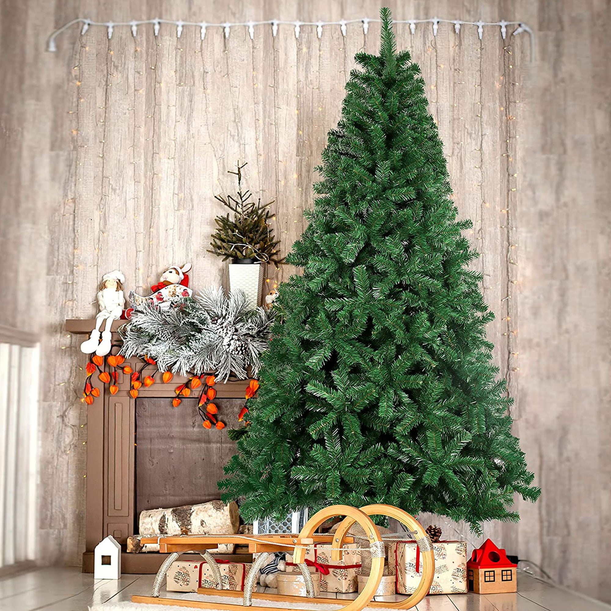 PULLIMORE 5.91 FT Premium Artificial Christmas Tree with 650 Tips, Easy ...