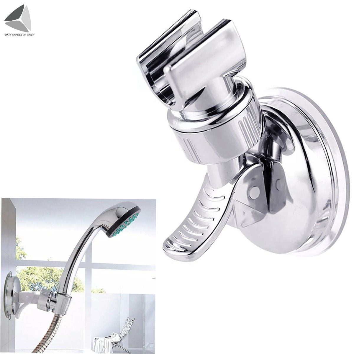 PULLIMORE Adjustable Shower Head Handset Holder Bathroom Shower Head ...