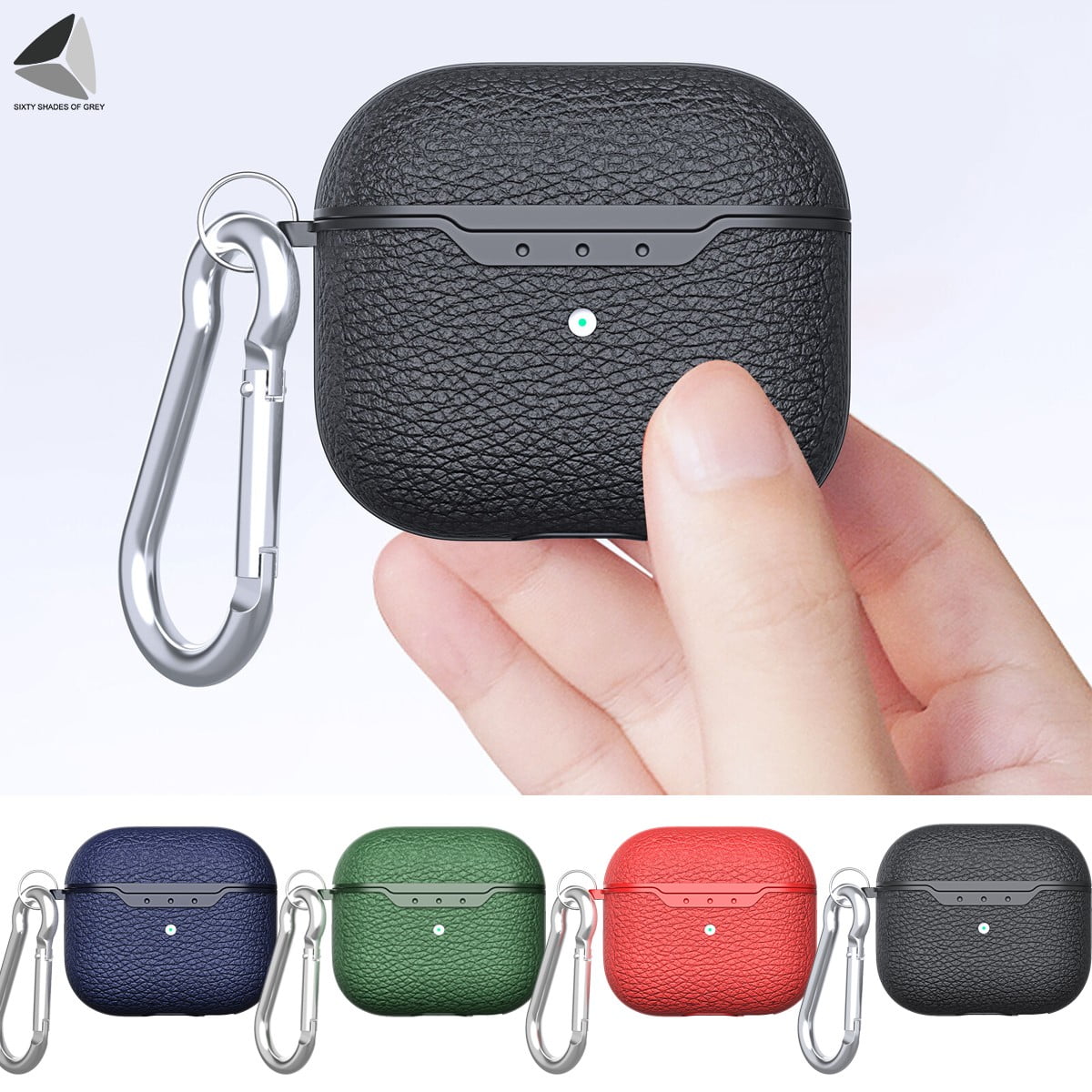 PULLIMORE AirPods 3rd Generation Chargeable Leather Case Cover ...