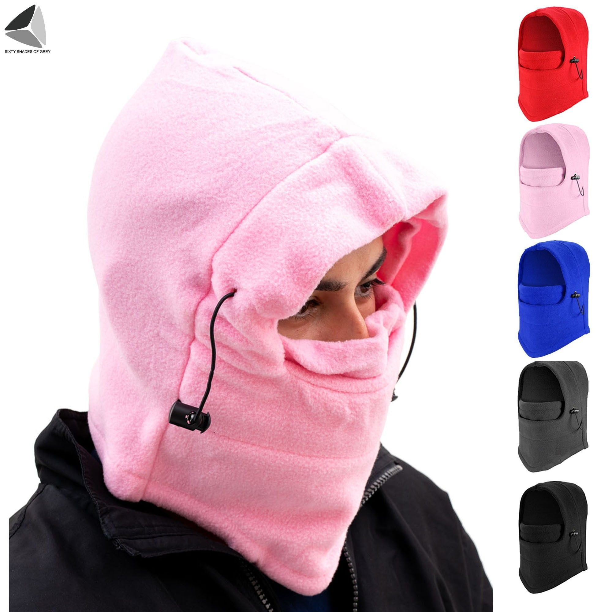 PULLIMORE Winter Warm Neck Balaclava Ski Masks for Women Men, Thermal ...