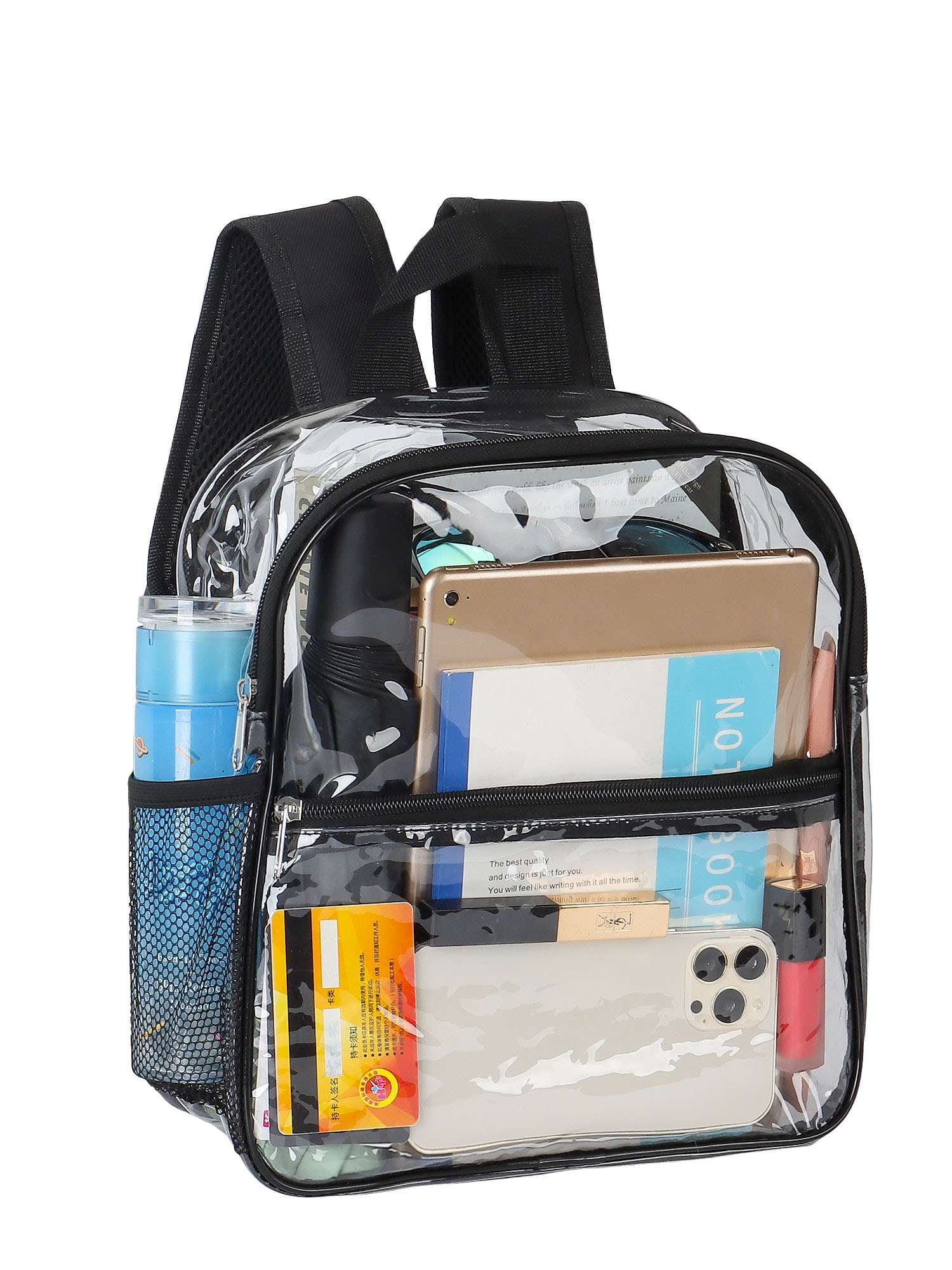 PULLIMORE Clear Backpack Unisex Heavy Duty Waterproof Transparent PVC ...