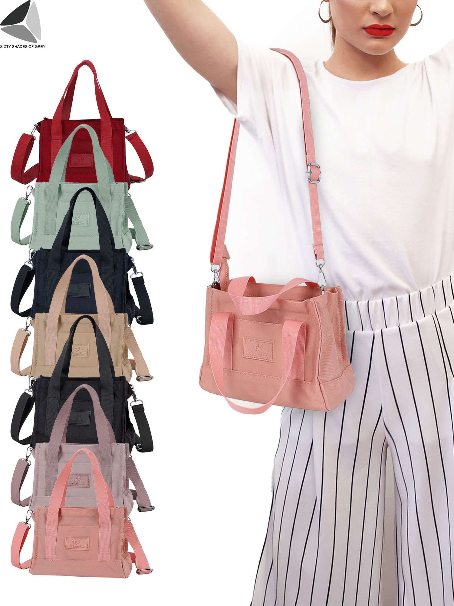 PULLIMORE Crossbody Bags for Women Travel Shoulder Purse Nylon ...