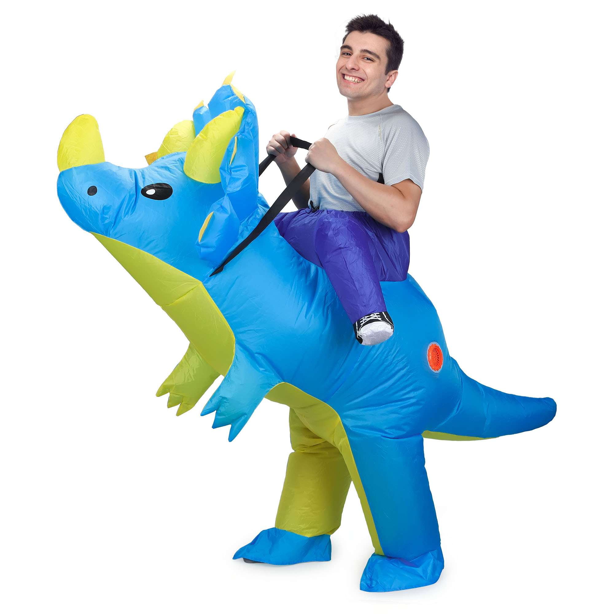 PULLIMORE Dinosaur Inflatable Costume for Adult Youth Halloween Funny ...
