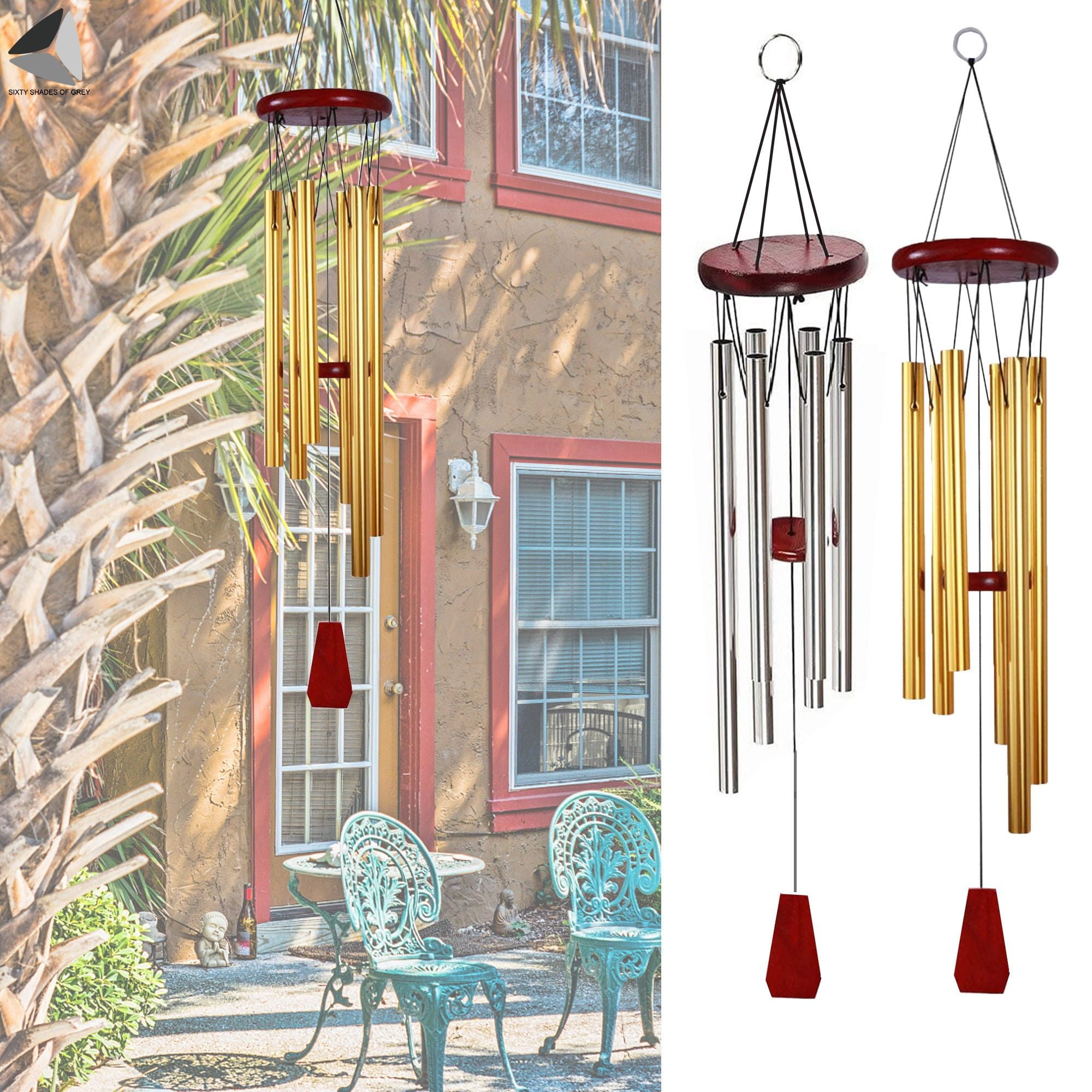 PULLIMORE Metal Wind Chimes Wind Chime Chapel Church Bells Outdoor ...