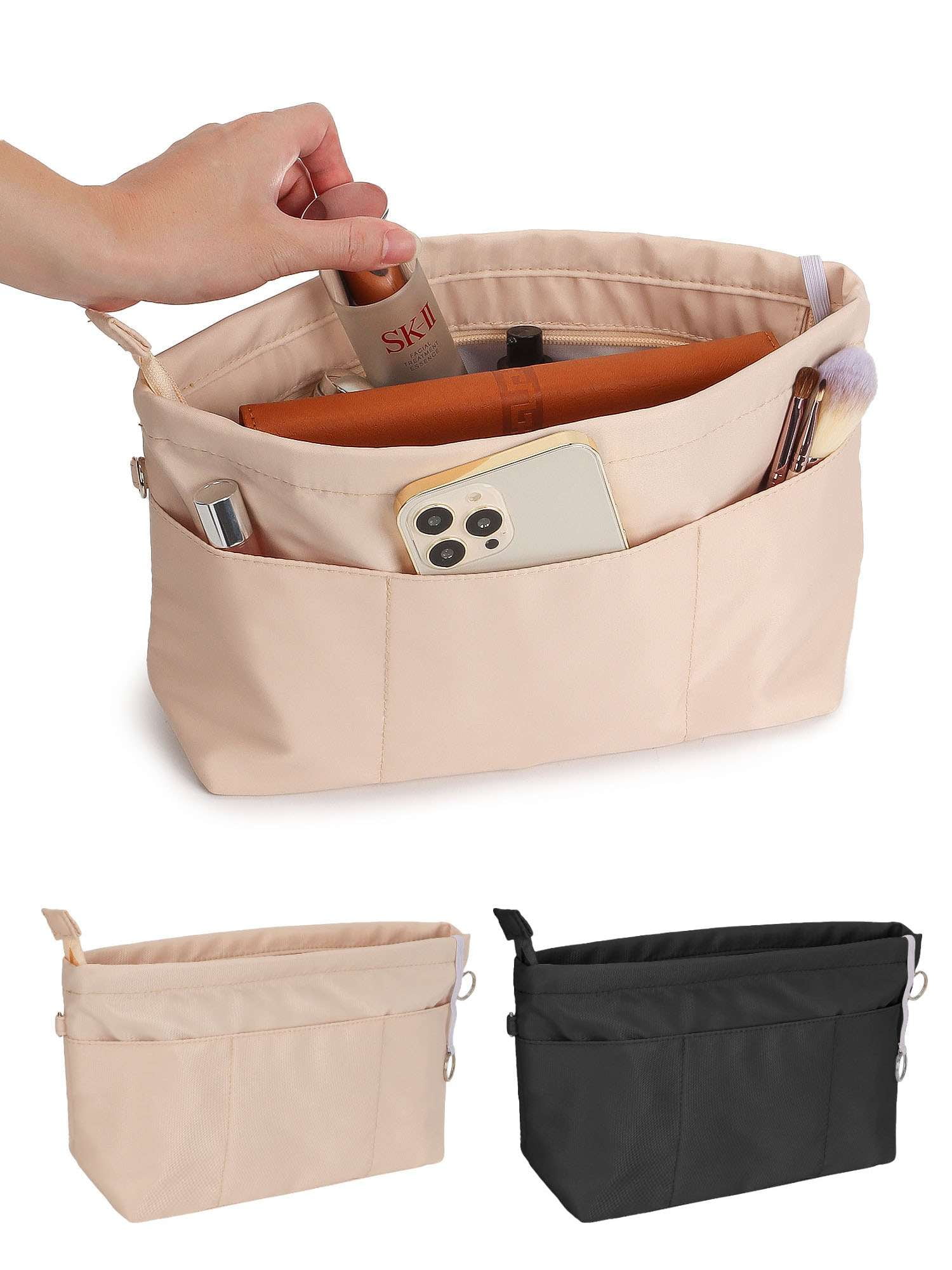 PULLIMORE Nylon Purse Organizer Insert for Tote Bag, Handbag Shaper ...