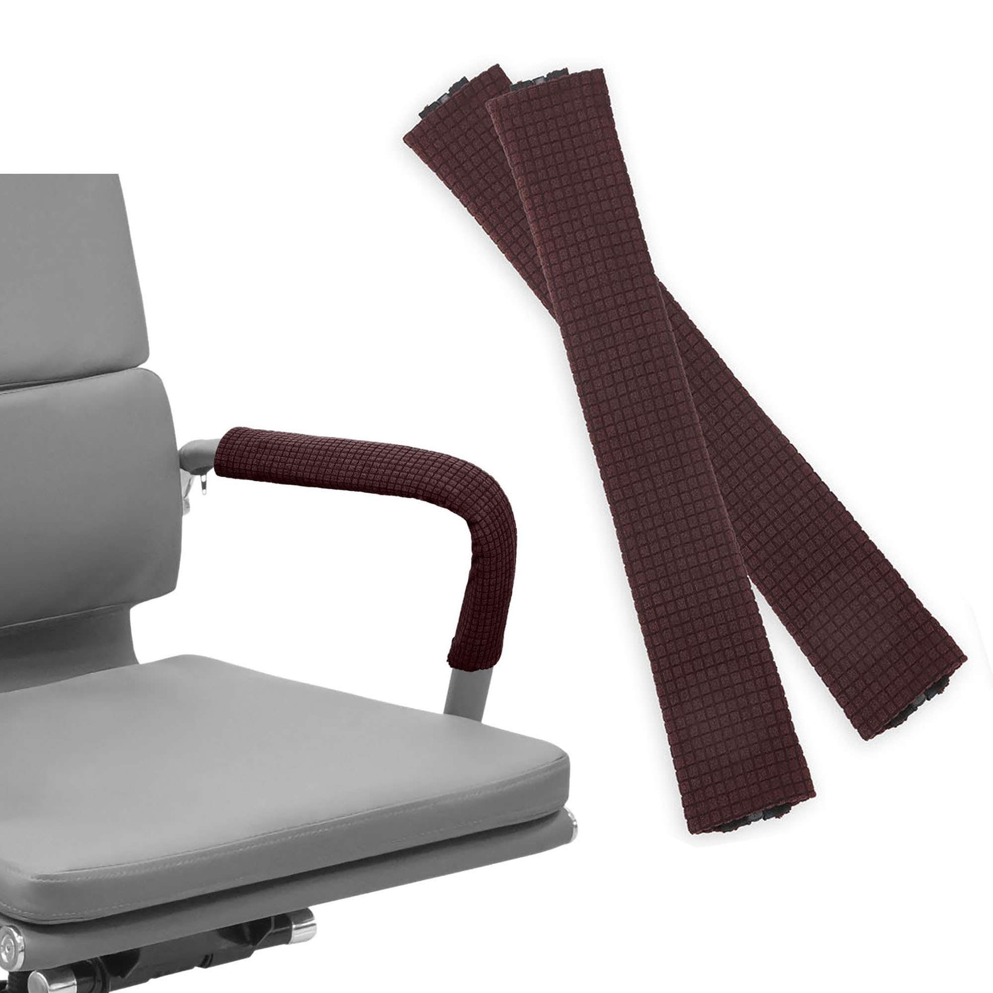 PULLIMORE Office Chair-Arm Cover, 1 Pair Stretchable Breathable ...