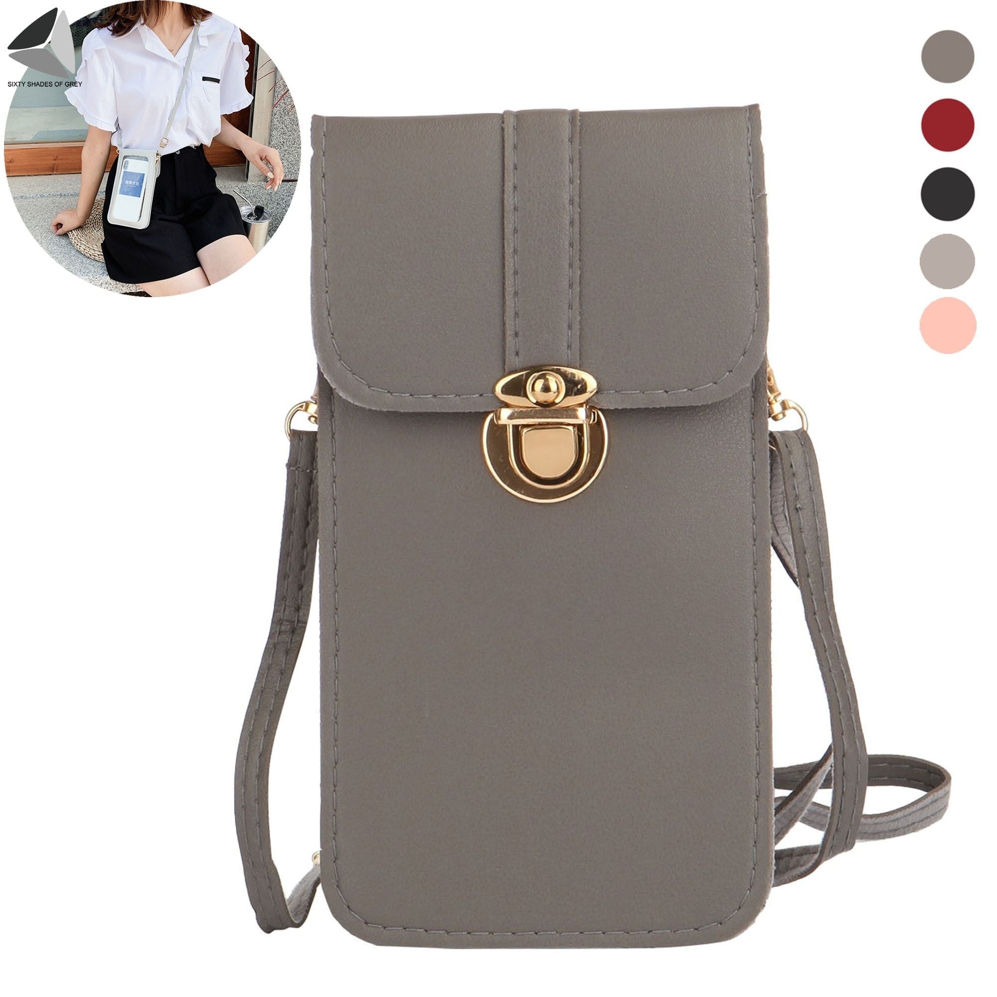 PULLIMORE Touch Screen Cell Phone Purse Pouch for Women Small Leather ...