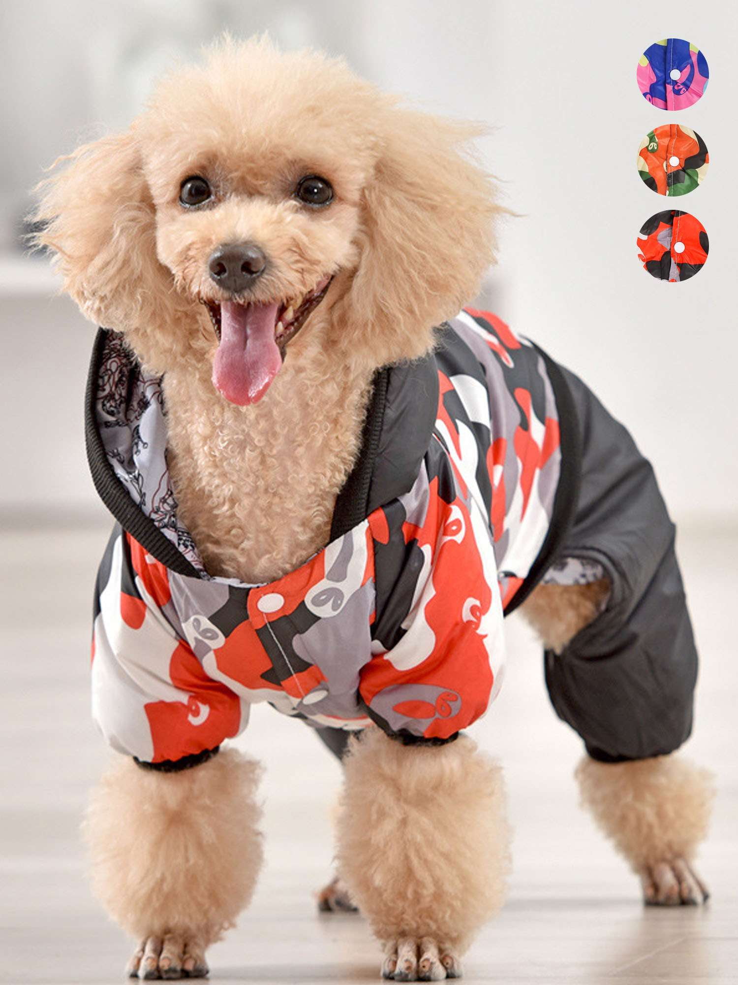 PULLIMORE Winter Warm Dog Vest Coat Windproof Pet Jacket Cold Weather Pet Apparel for Small ...