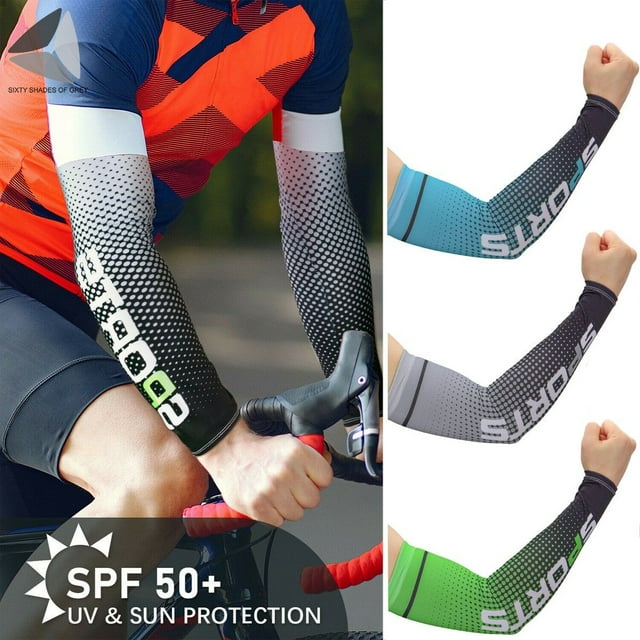 PULLIMORE Women Men Cooling Arm Sleeves UV Sun Protection Arm Cover for ...