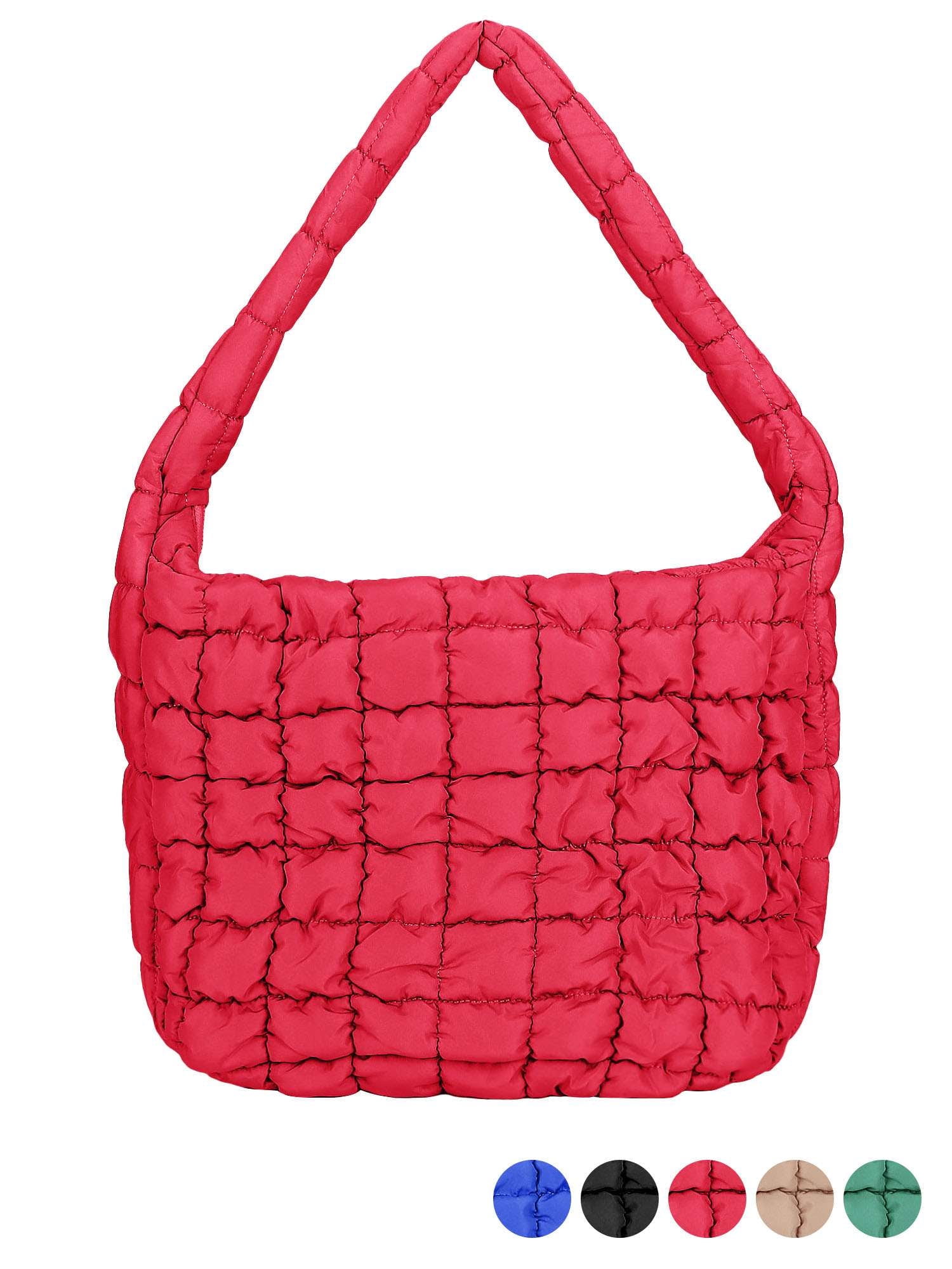 PULLIMORE Women Quilted Tote Bags Lightweight Quilted Padding Handbag ...