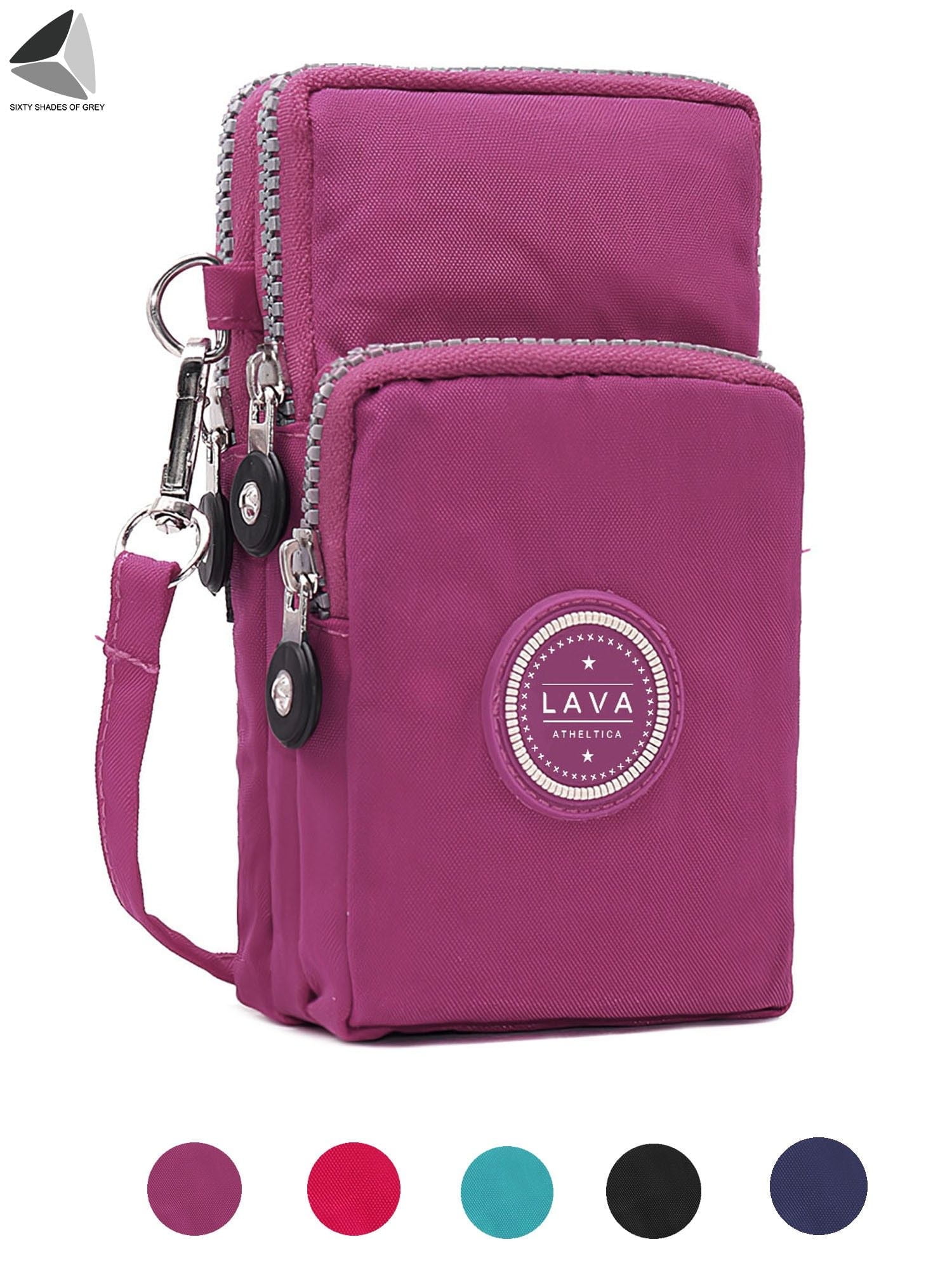 PULLIMORE Womens Small Crossbody Purse Nylon Zipper Cell Phone ...