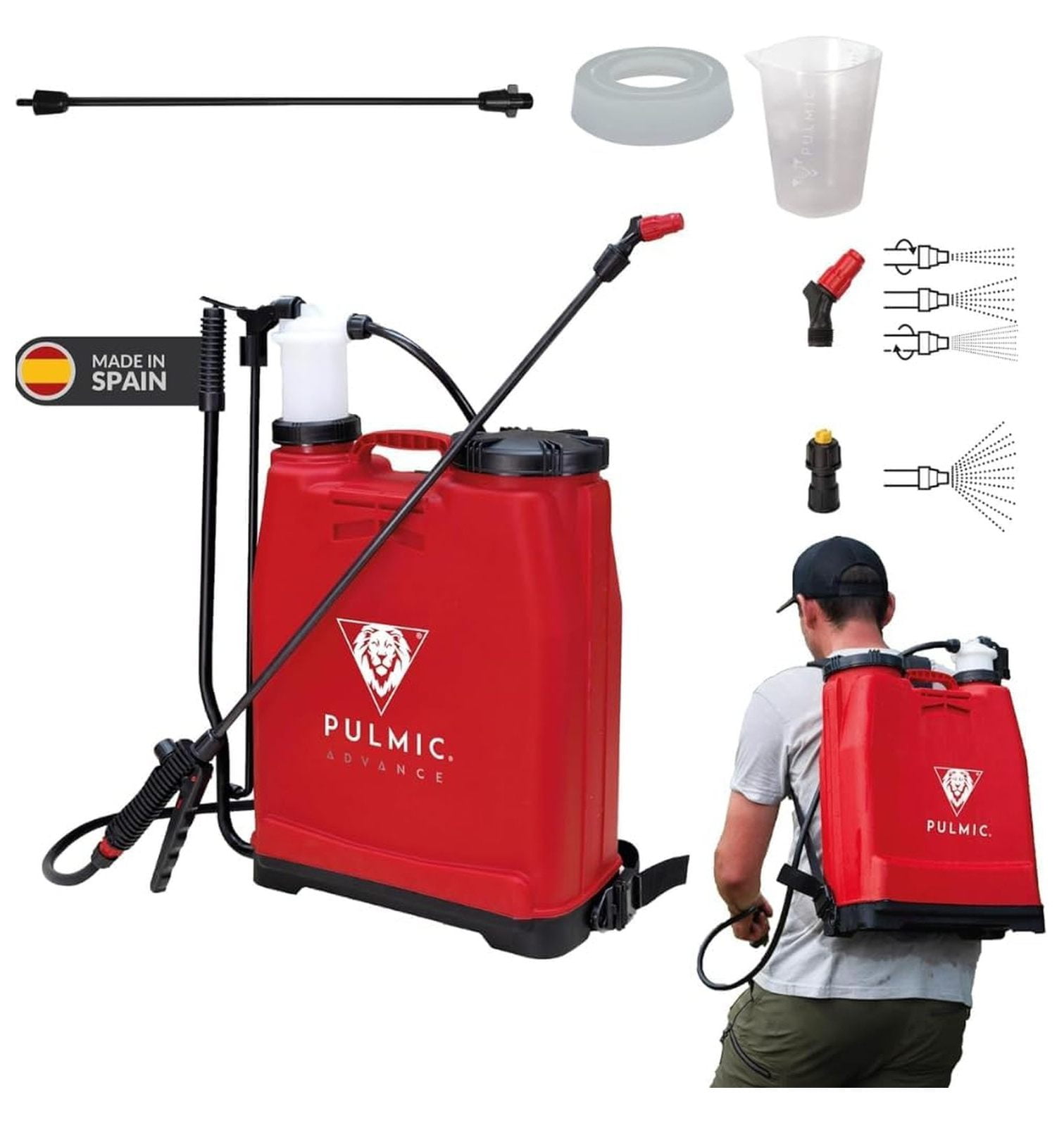 PULMIC 16 Professional Backpack Sprayer, Lawn and Garden Sprayer ...