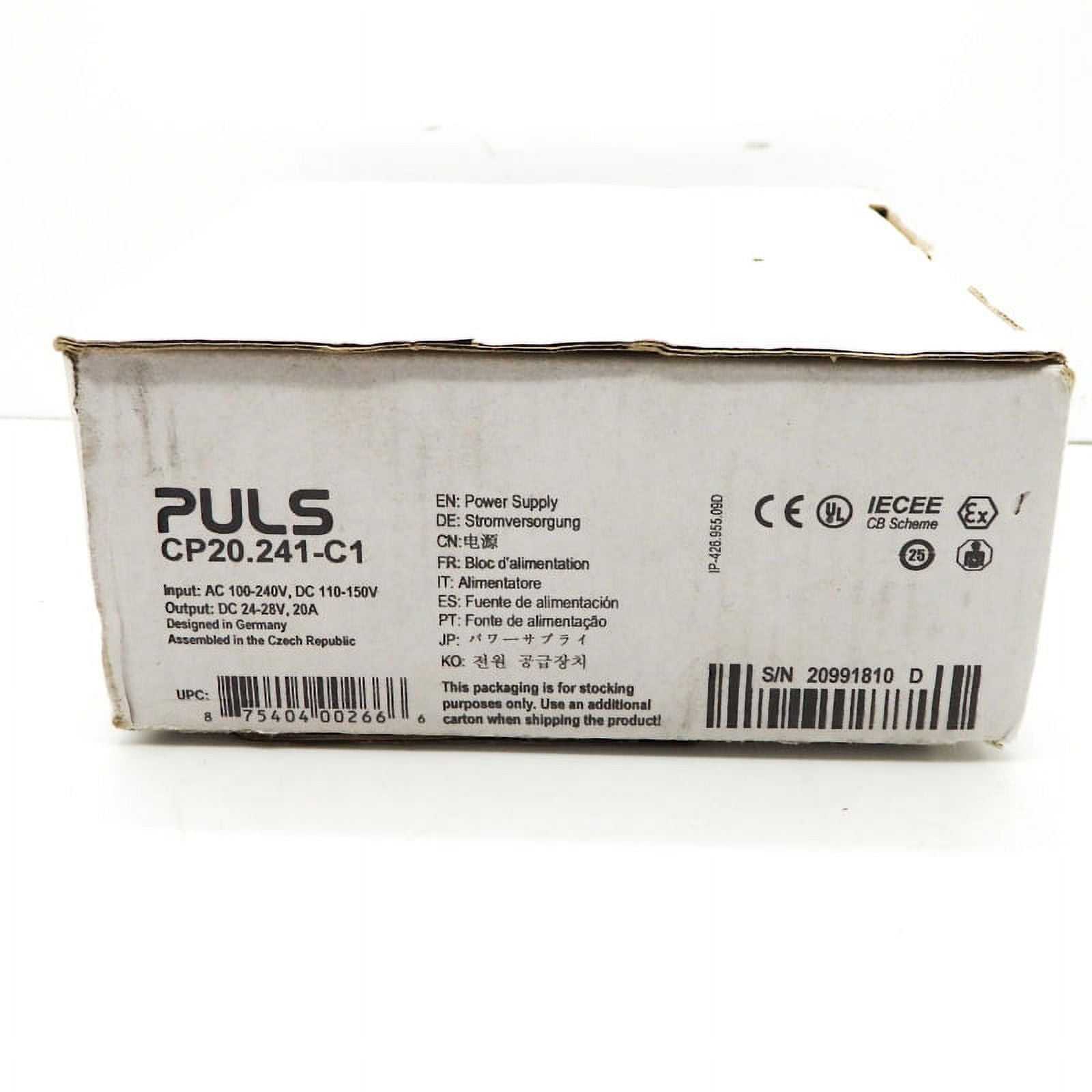 PULS CP20.241-C1 AC/DC 24V 480W Power Converter - Walmart.com