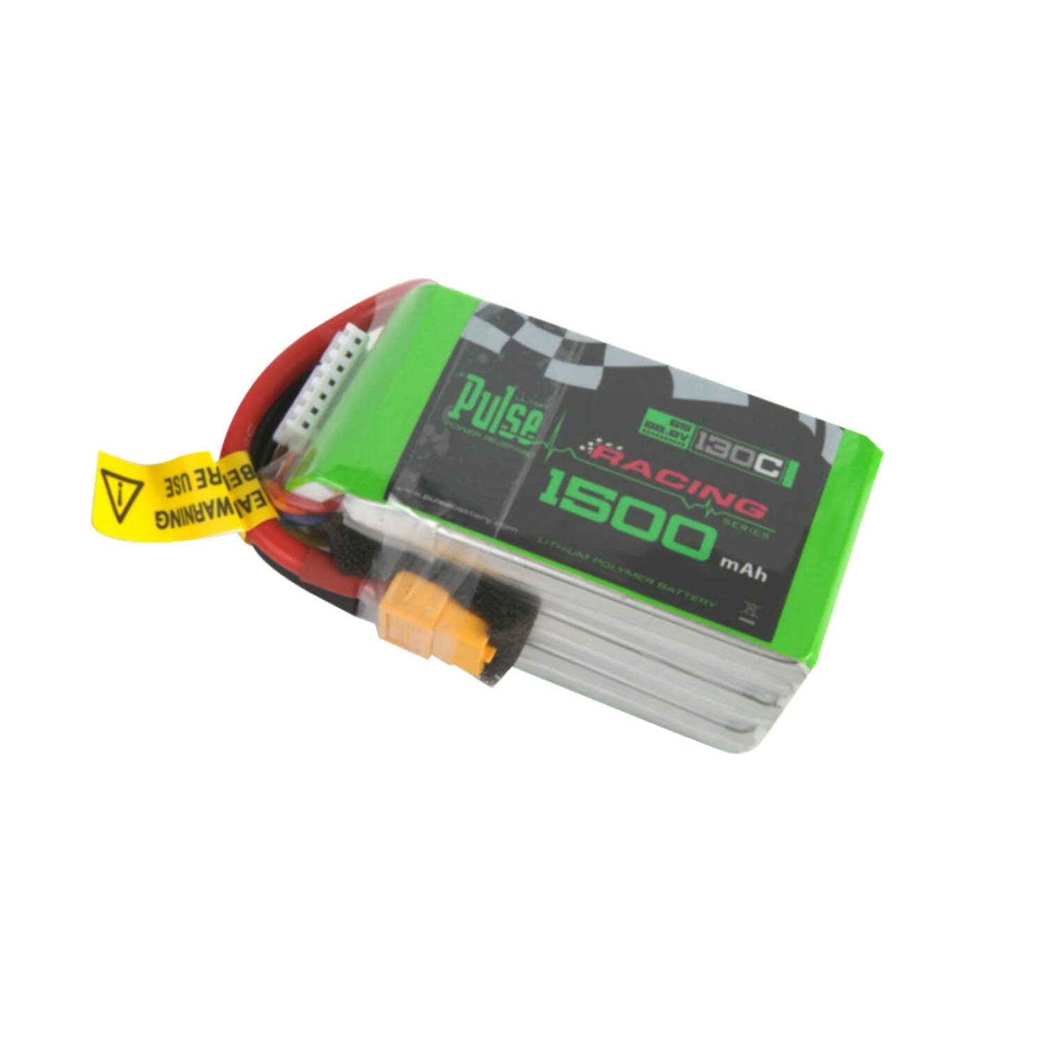 PULSE 1500mAh 130C 22.2V 6S LiPo Battery - XT60 Connector - Walmart.com