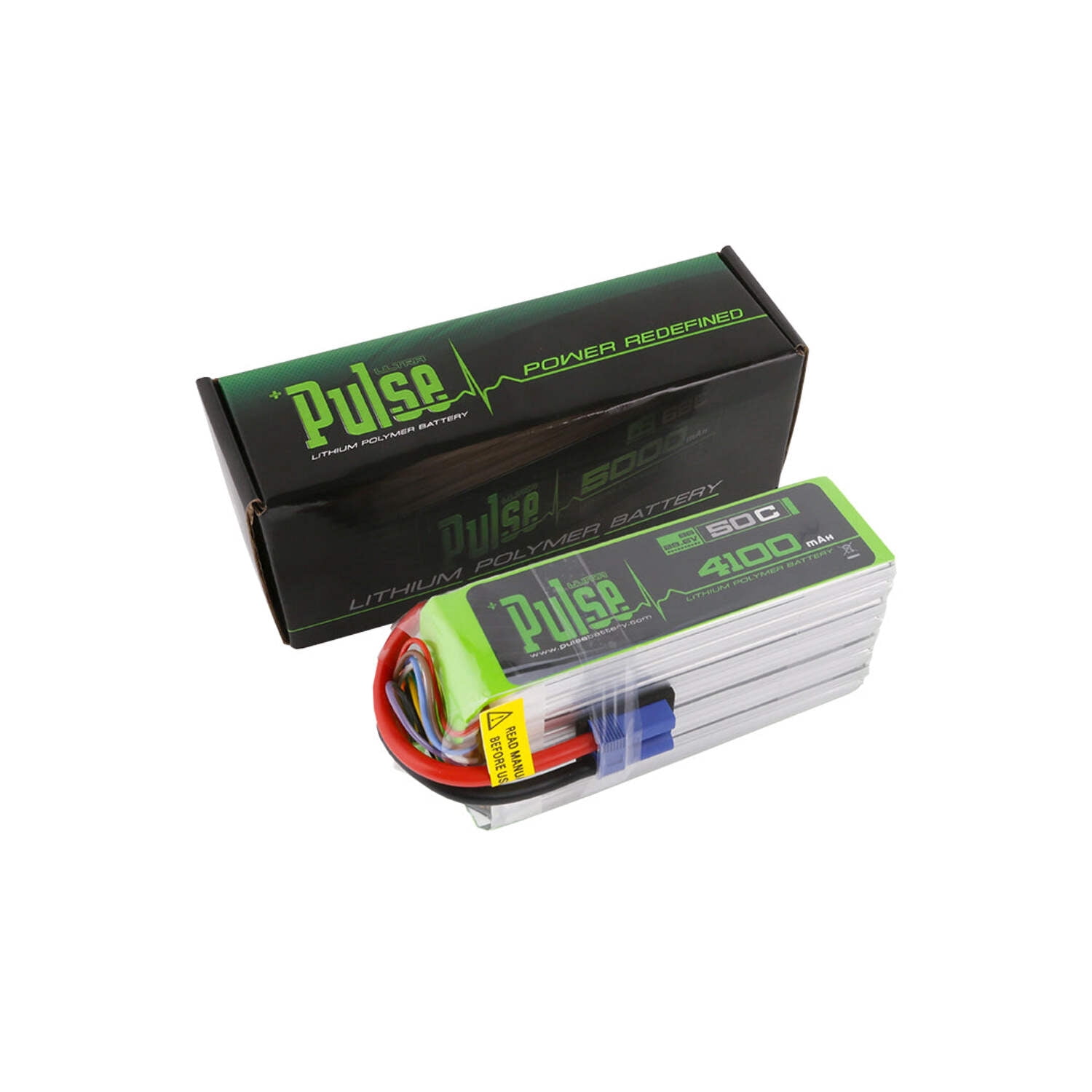 PULSE 4100mah 50C 29.6V 8S LiPo Battery - EC5 Connector - Walmart.com