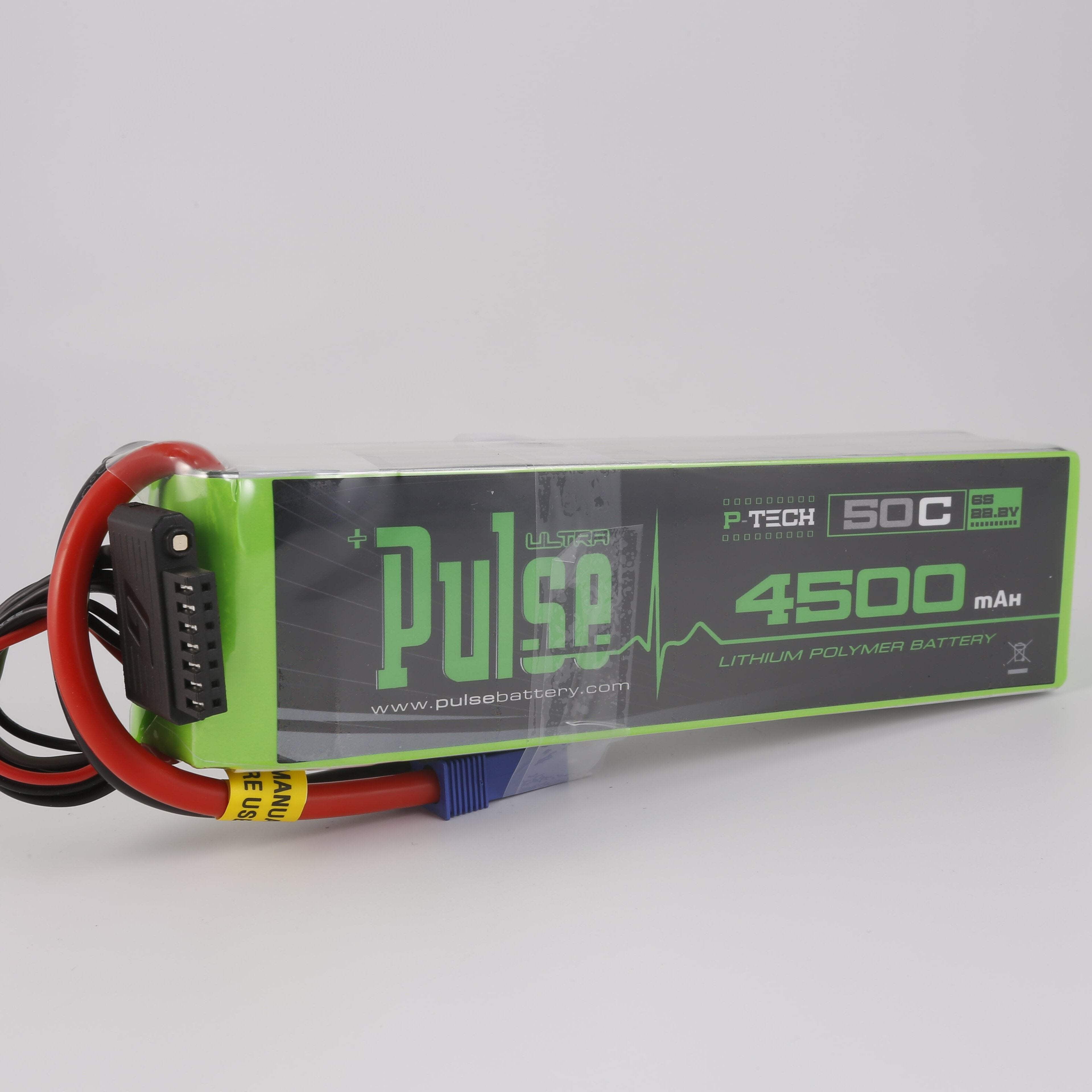 PULSE 4500mah 50C 22.2V 6S P-Tech LiPo Battery - EC5 Connector ...