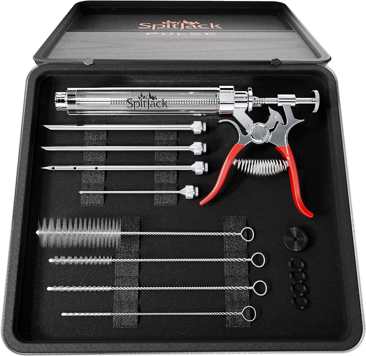 PULSE Meat Injector Gun and Injection Syringe for BBQ. Marinade Flavor ...