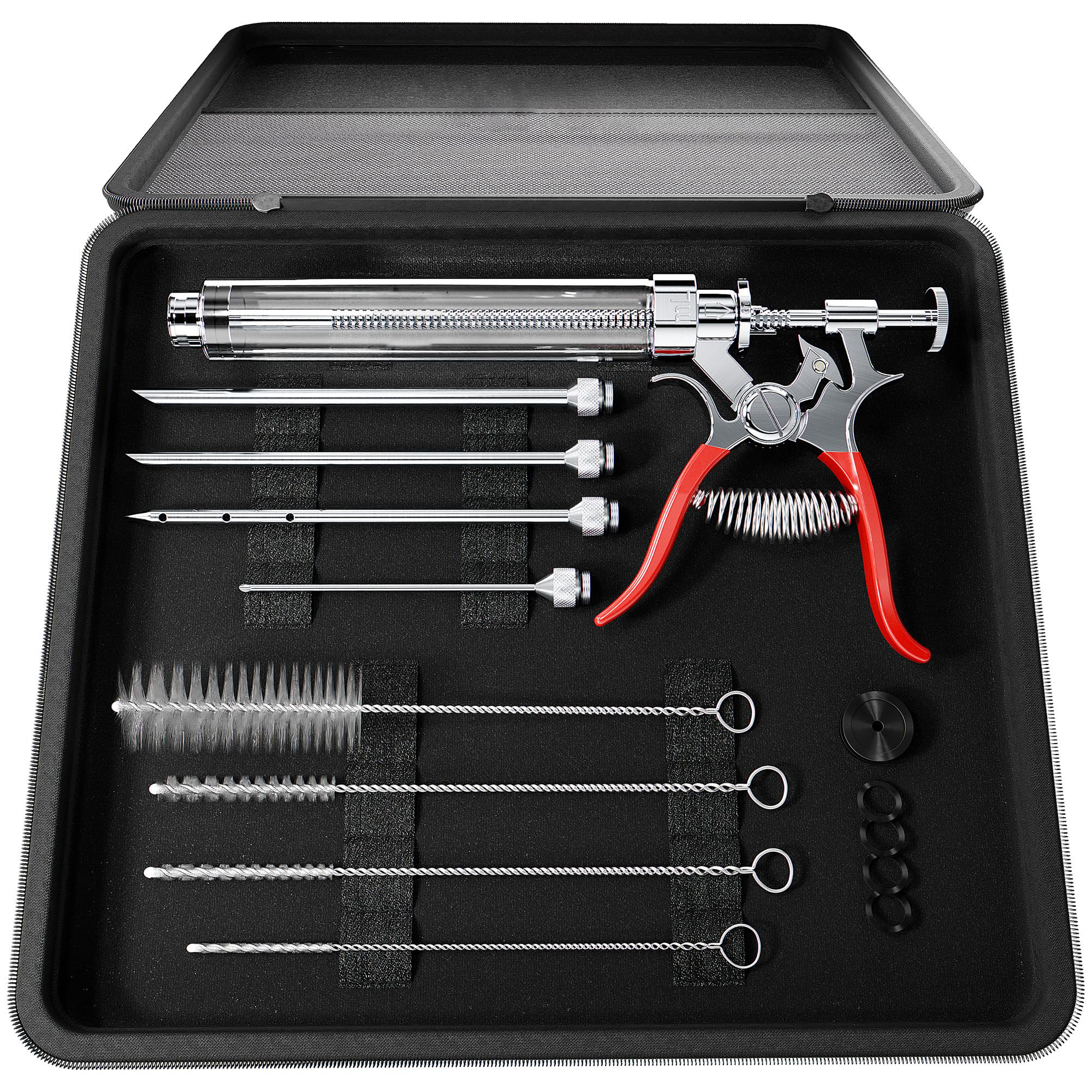 PULSE Meat Injector Gun and Injection Syringe for BBQ. Marinade Flavor ...