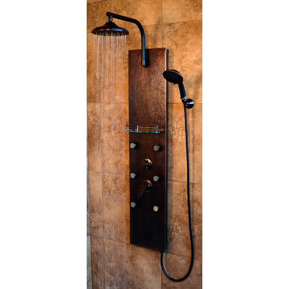 PULSE Sedona ShowerSpa Copper Shower Panel in Oil-Rubbed Bronze ...