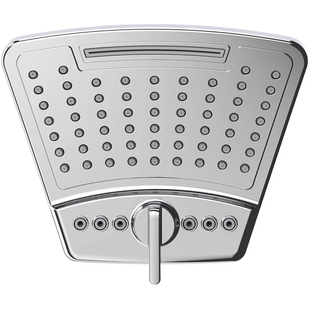 PULSE ShowerSpas 2056-CH PowerShot Air-Infused Curved 3-Pattern ...