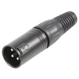 PULSE - XLR Plug, 3 Pin, Black - Walmart.com