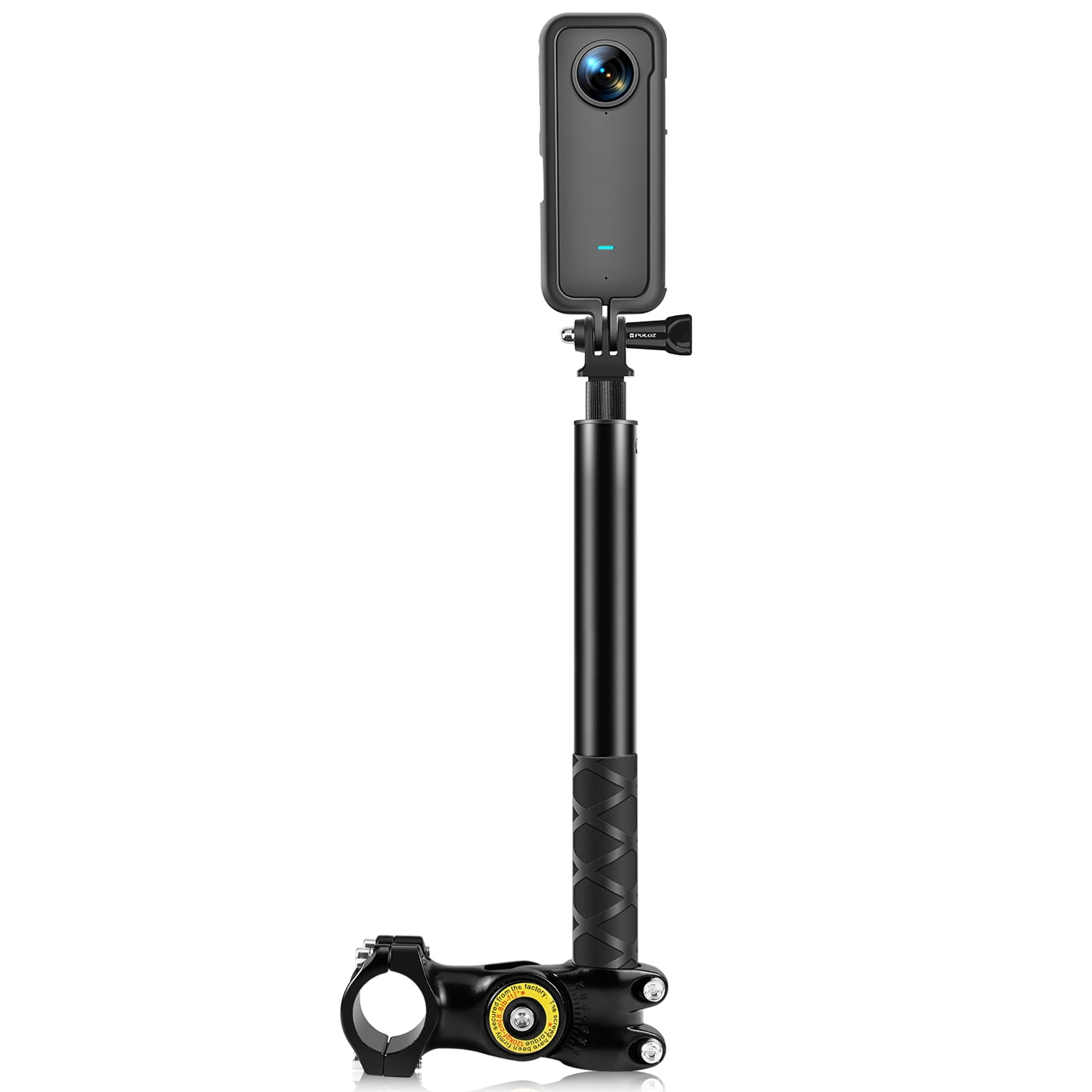 PULUZ Motorcycle Bicycle Handlebar Fixture Mount Camera Bracket Adapter ...