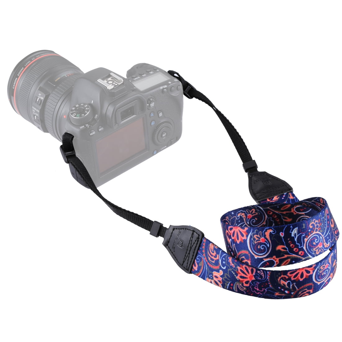 PULUZ Retro Ethnic Style Multi-color Series Shoulder Neck Strap Camera ...