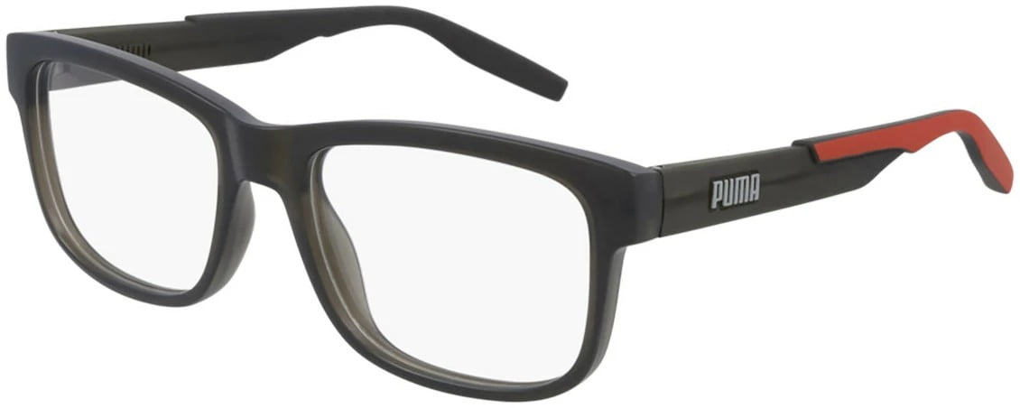 PUMA Eyeglasses PU0307O-003-56mm Black/Red Men's - Walmart.com