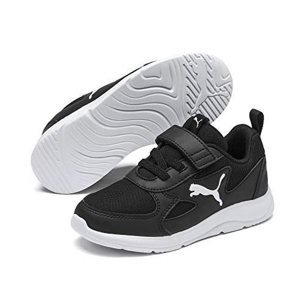 PUMA Fun Racer AC (Little Kid) 01 - PUMA BLACK-PUMA WHITE - Walmart.com