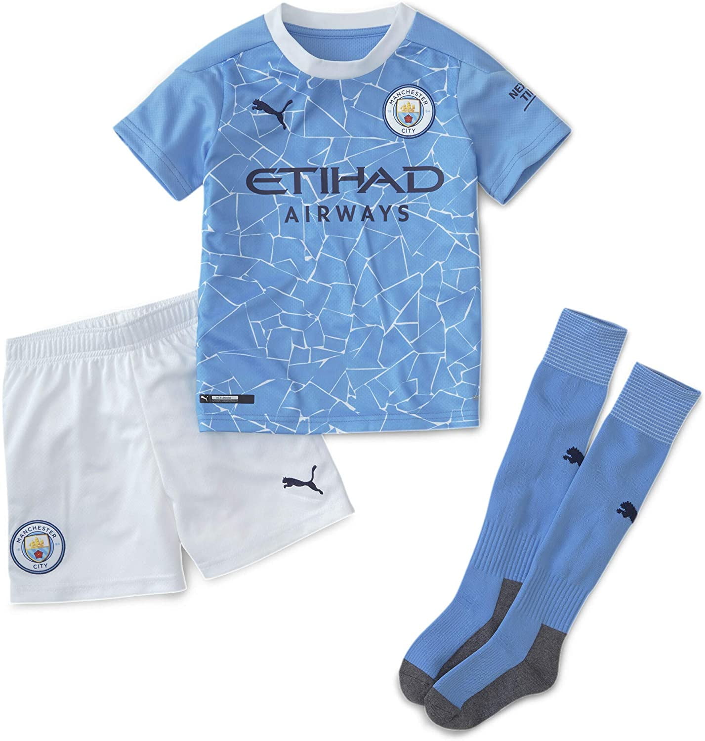2020-2021 Manchester City Home Little Boys Mini Kit - Walmart.com