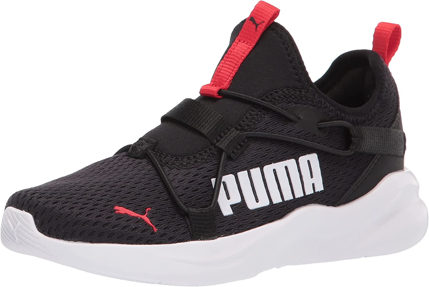 PUMA - Kids Rift Slip On Pop Shoes 2.5 Little Kid Black/High Risk Red ...