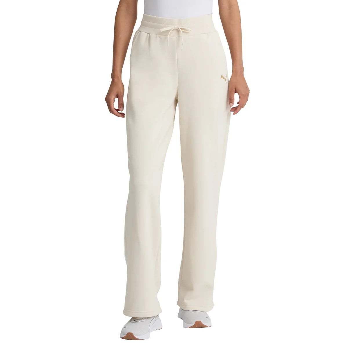 Puma Ladies' Fleece Pant with Slanted Side Pockets, Tan - Walmart.com