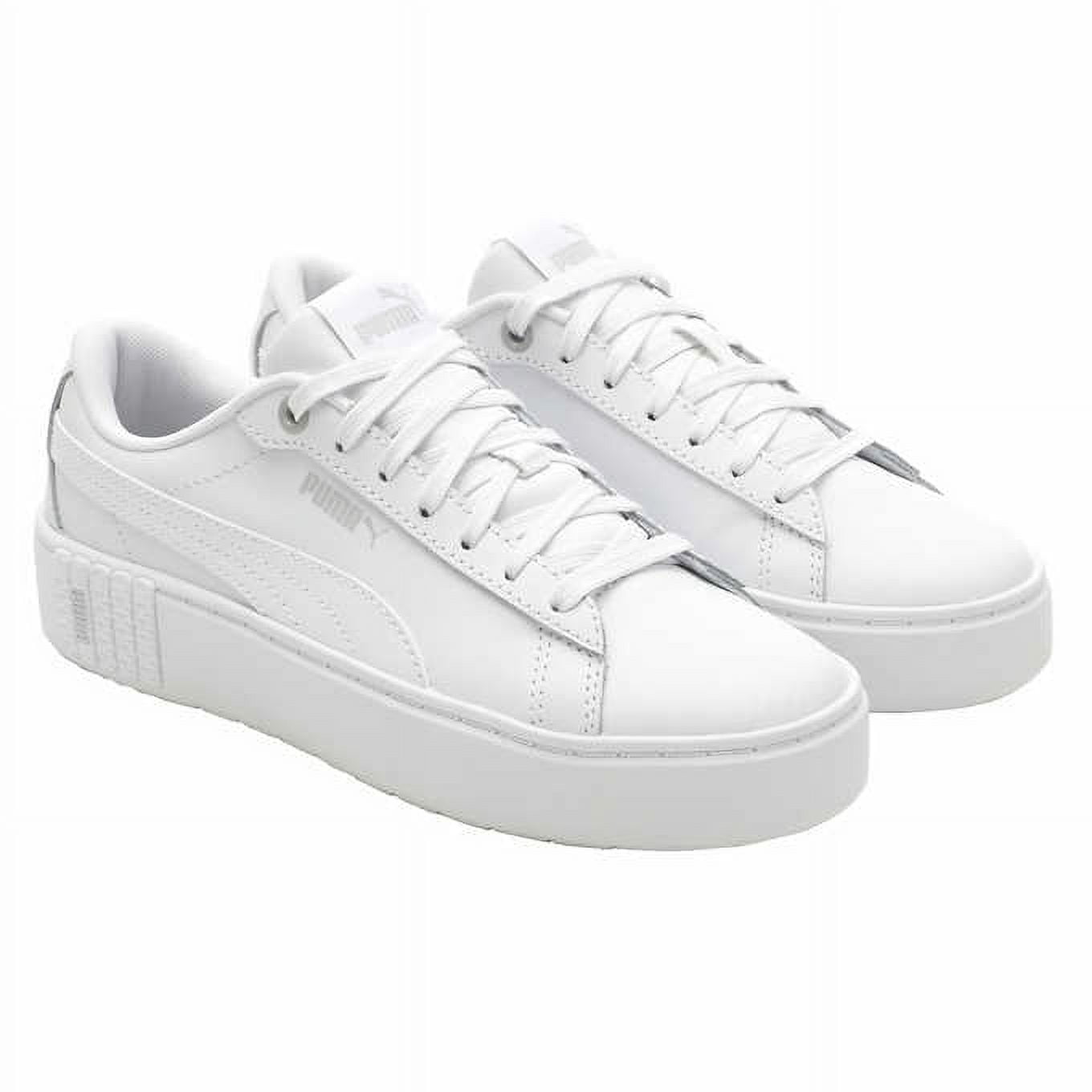 PUMA Ladies' Size 7.5 Smash Platform Shoe Sneakers, White NEW Ships ...