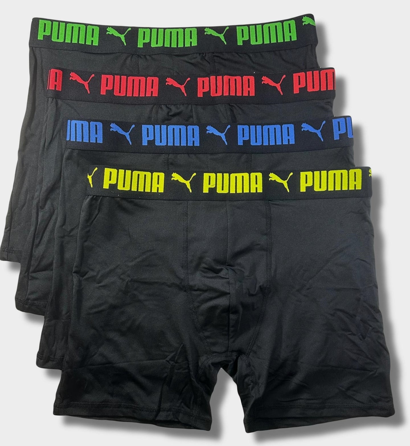 PUMA MEN'S 4 PACK - BBOX 243 MULTI XLARGE - BOXER BRIEF UNDERWEAR ...