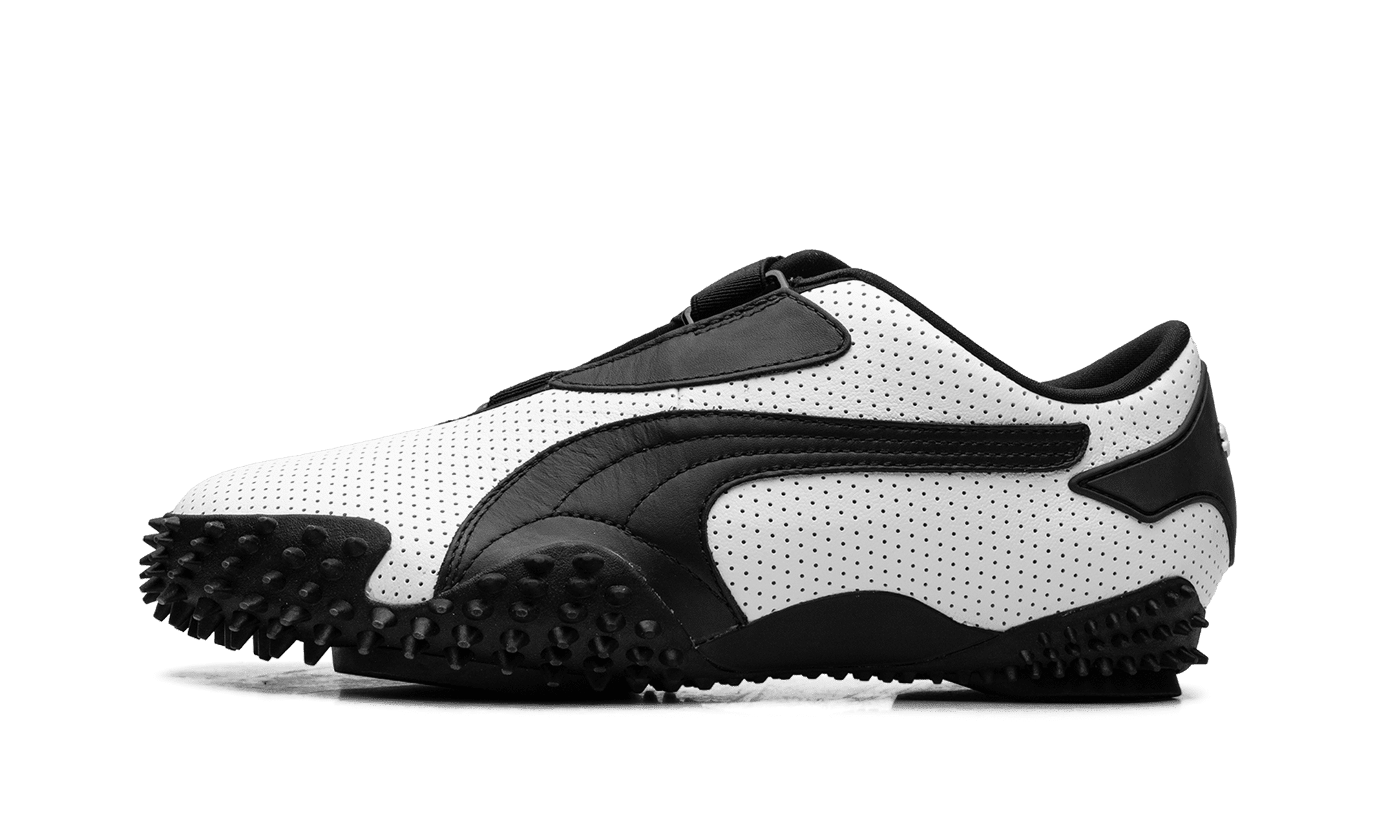 PUMA MENS Mostro "Perforated Leather - White / Black" 397331 01 from ...