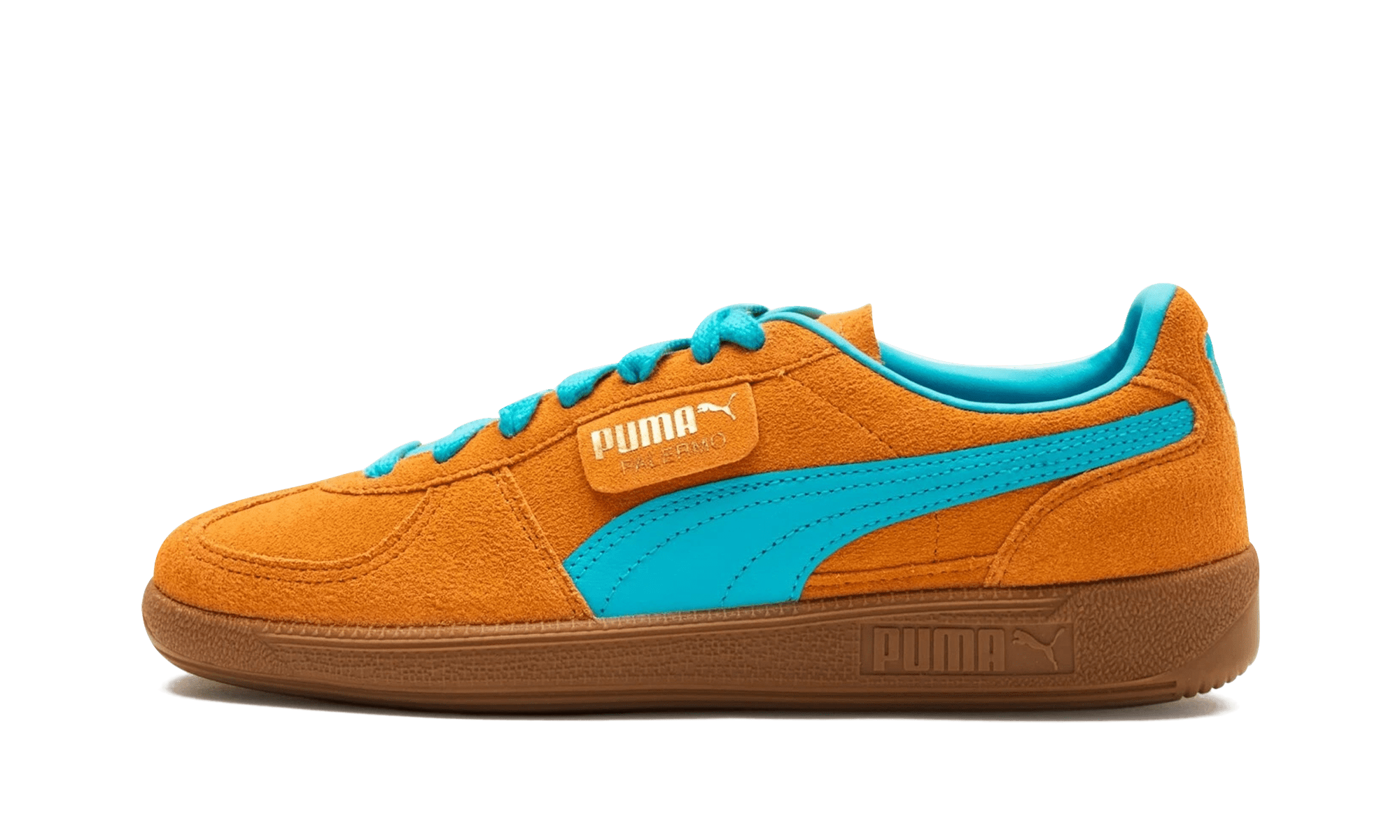 PUMA MENS Palermo "Dark Cheddar Bright Aqua" 396463 13 396463 13 from ...