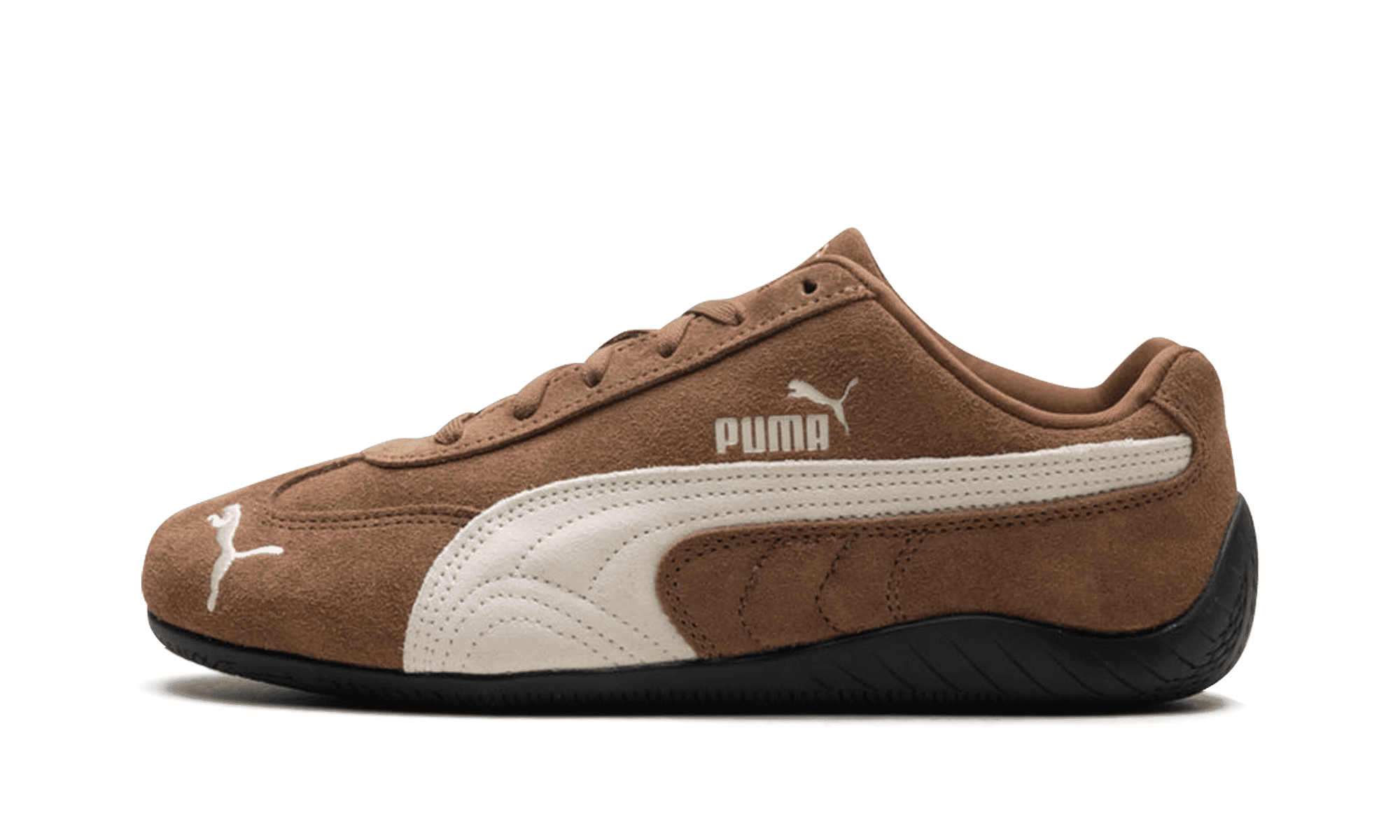 PUMA MENS Speedcat OG "Haute Coffee Frosted Ivory (Gold Tongue Logo ...