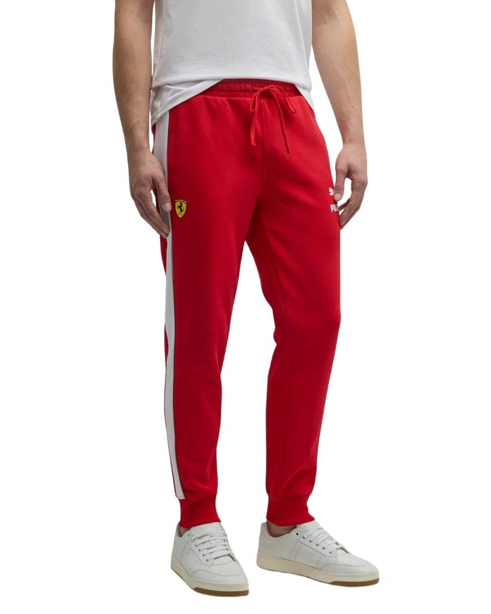 PUMA Men's Standard Scuderia Ferrari Race MT7 Track Pants RED-S ...