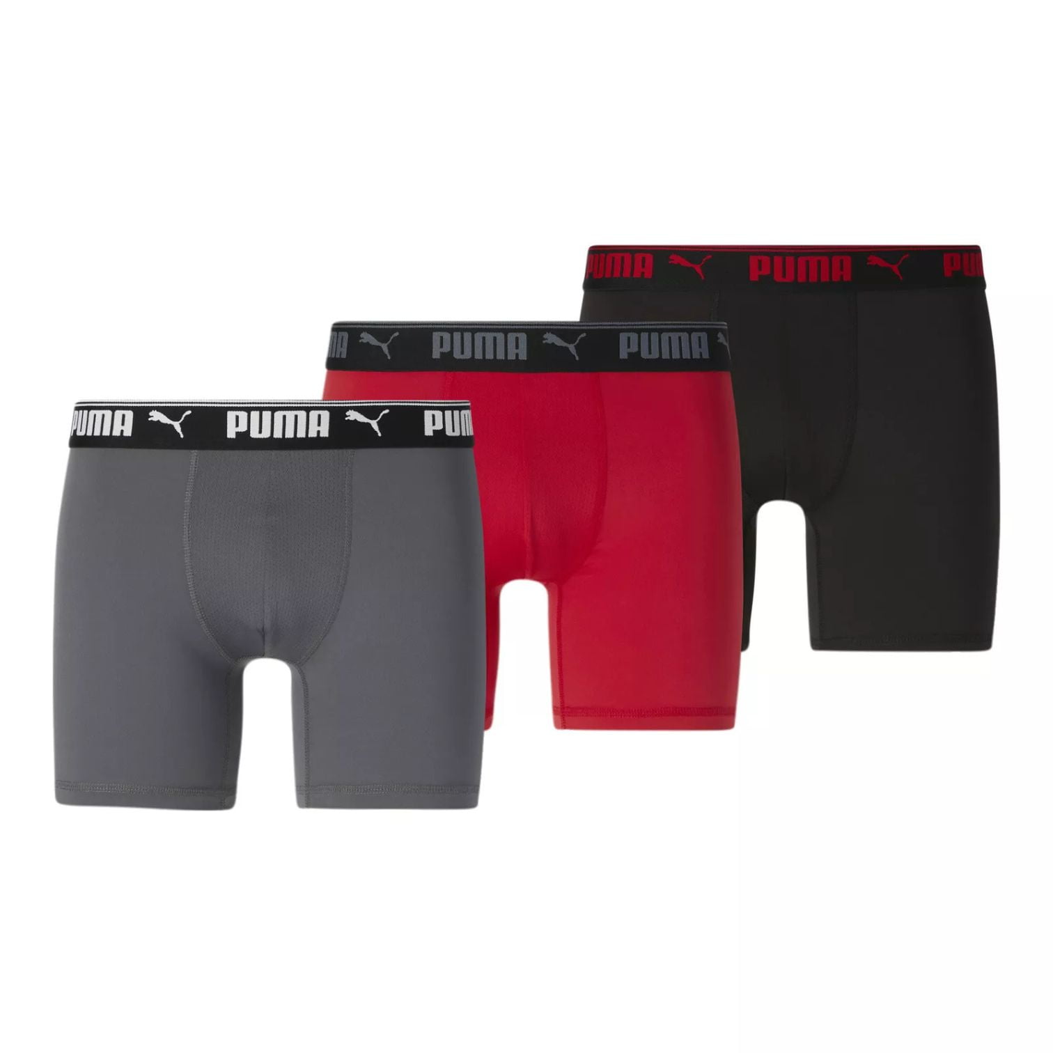 PUMA Men's Training Boxer Briefs [3 Pack] - Walmart.com